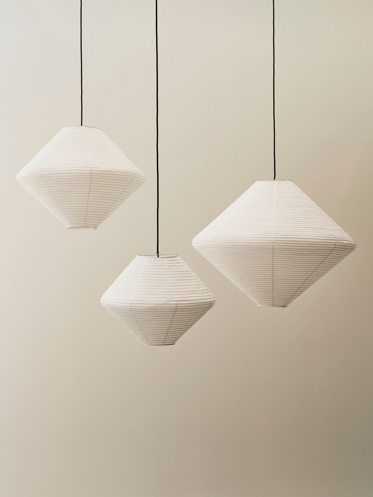 HAY Paper shade Diamond, 60 cm, classic white | Finnish Design Shop