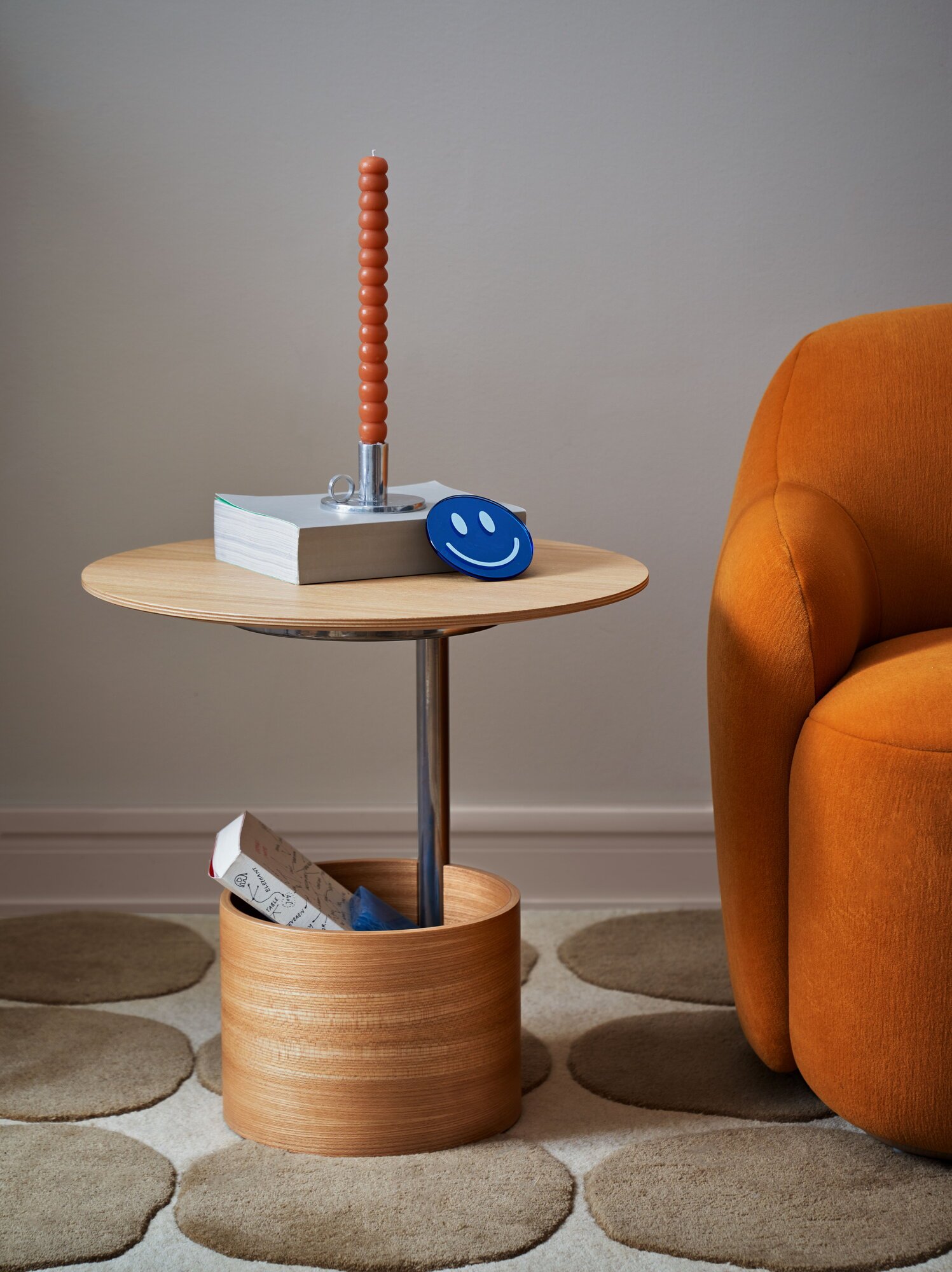 Maze Parasol coffee table, S, oak | Finnish Design Shop