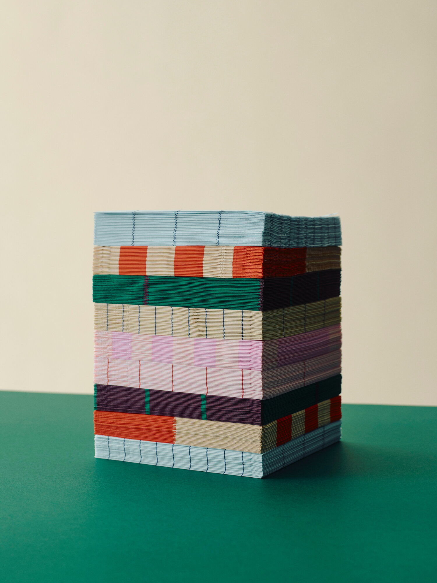 HAY Pattern napkins, lunch, set of 20, light pink - red | Finnish ...