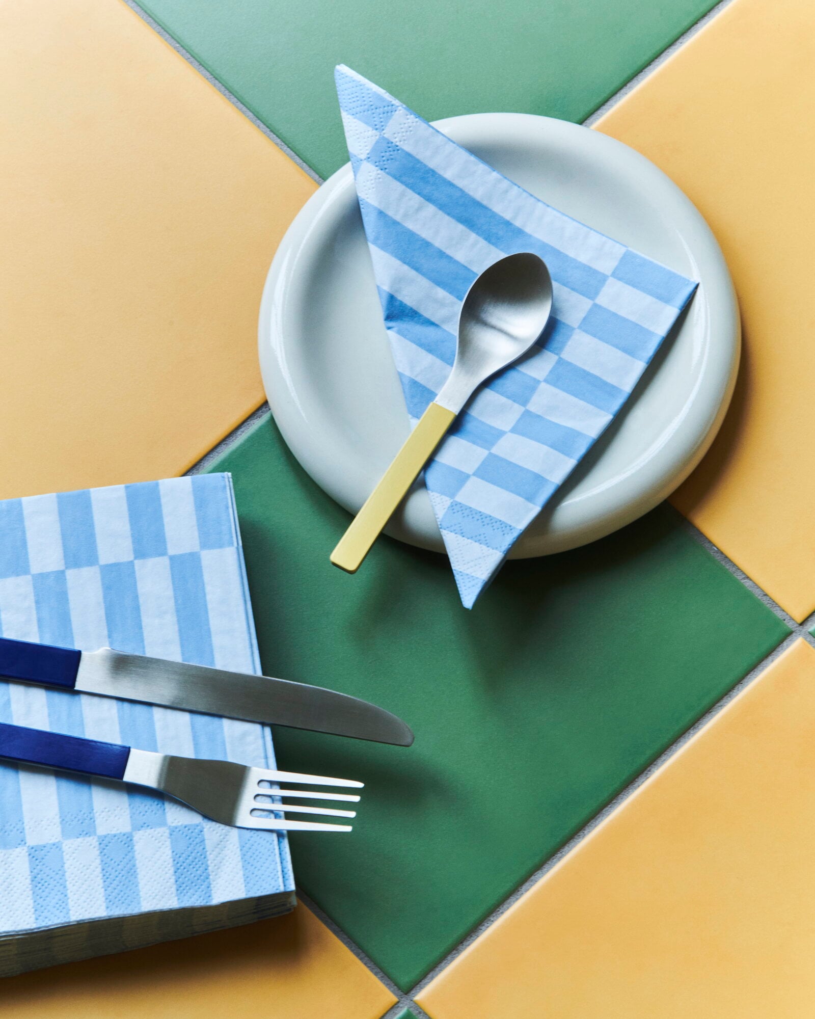 HAY MVS cutlery, set of 4, yellow | Finnish Design Shop