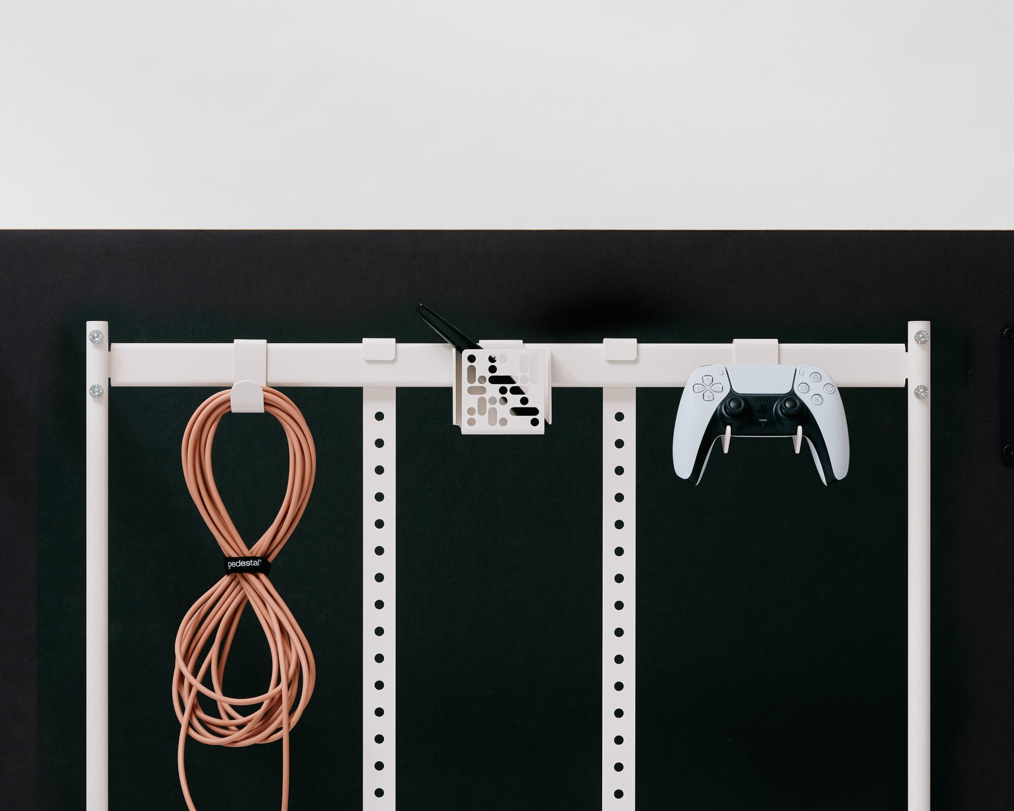 Pedestal Remote box mount, charcoal | Finnish Design Shop