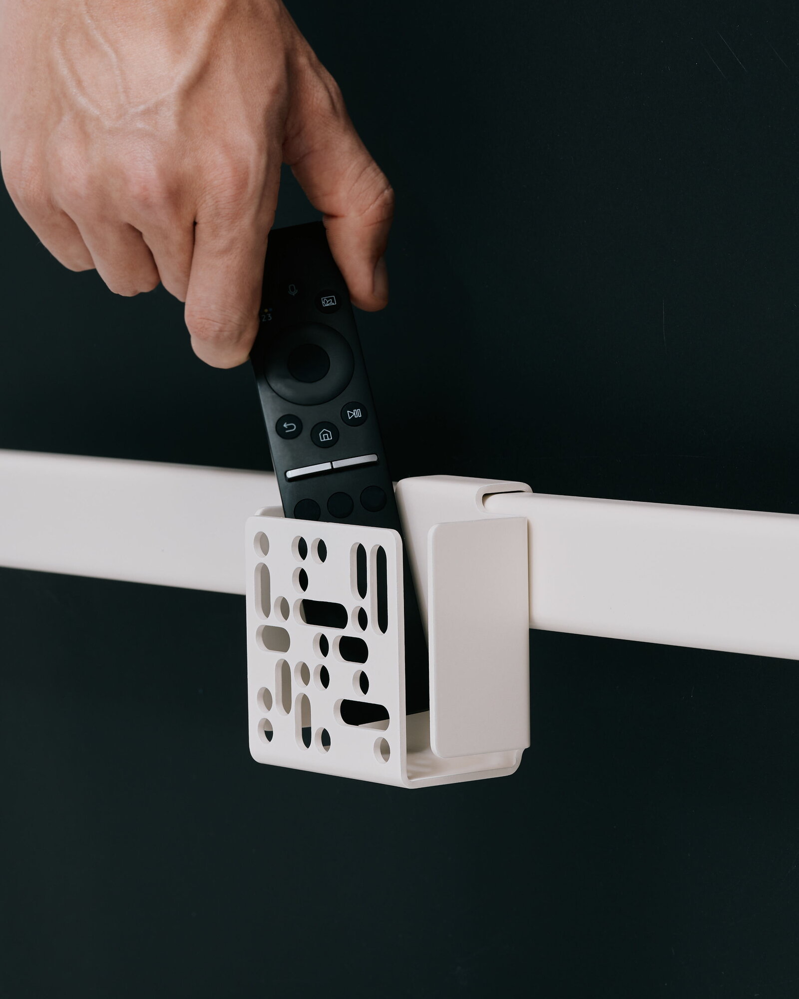 Pedestal Remote box mount, charcoal | Finnish Design Shop