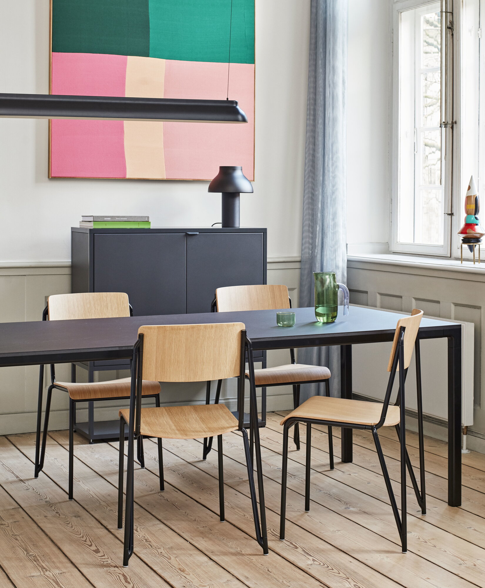 HAY PC Linear riippuvalaisin, soft black | Finnish Design Shop