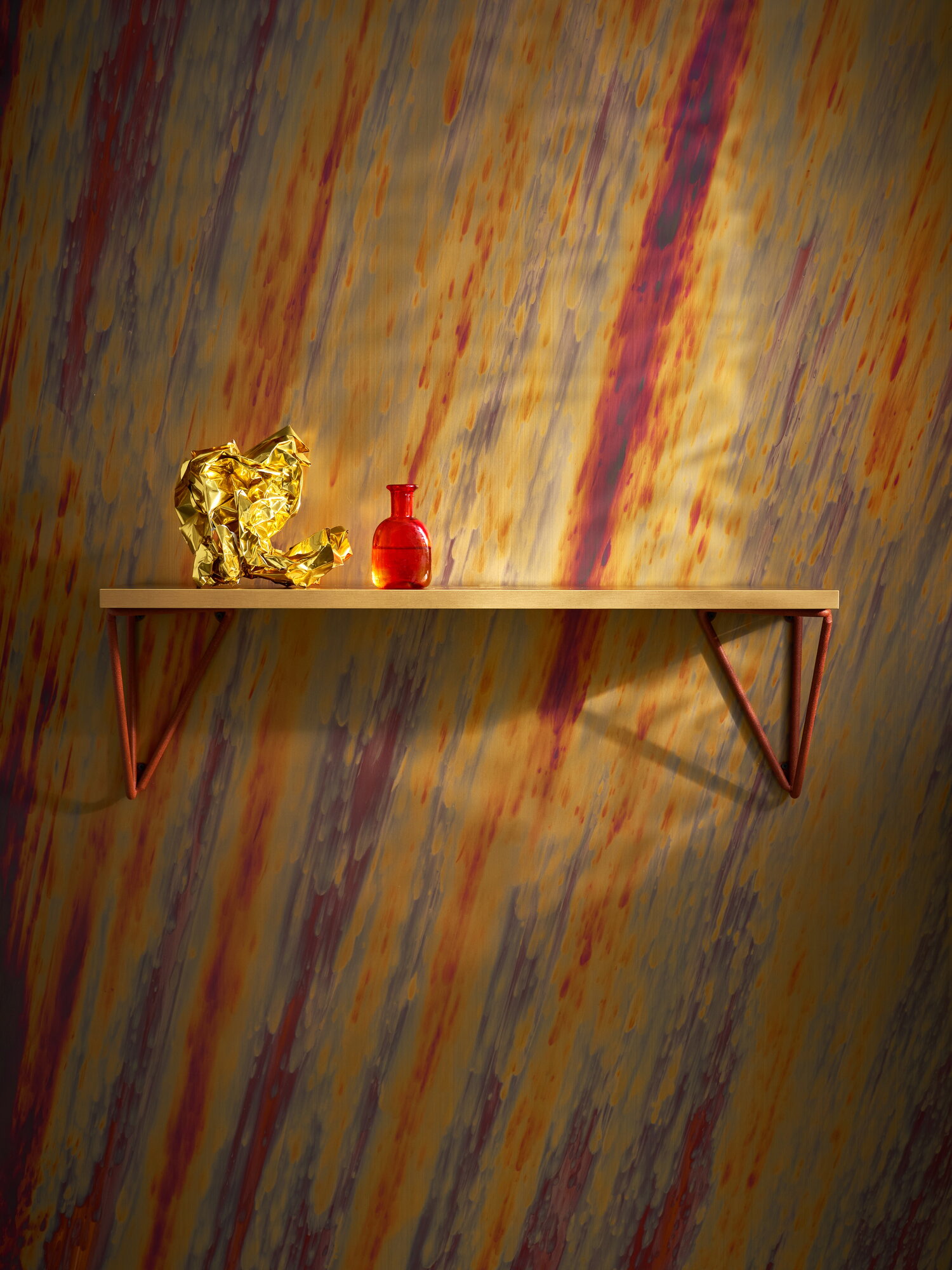 Maze Pythagoras XL Edition, shelf and brackets set, Copper stratos ...