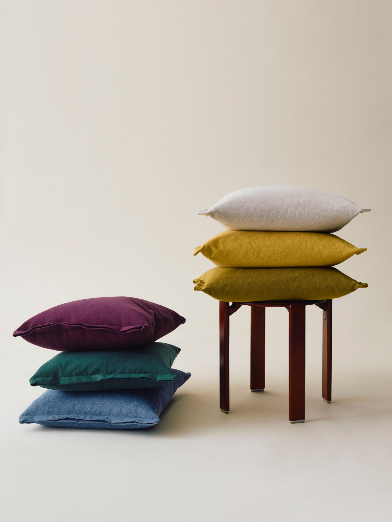 HAY Plica cushion, Story, burgundy | Finnish Design Shop