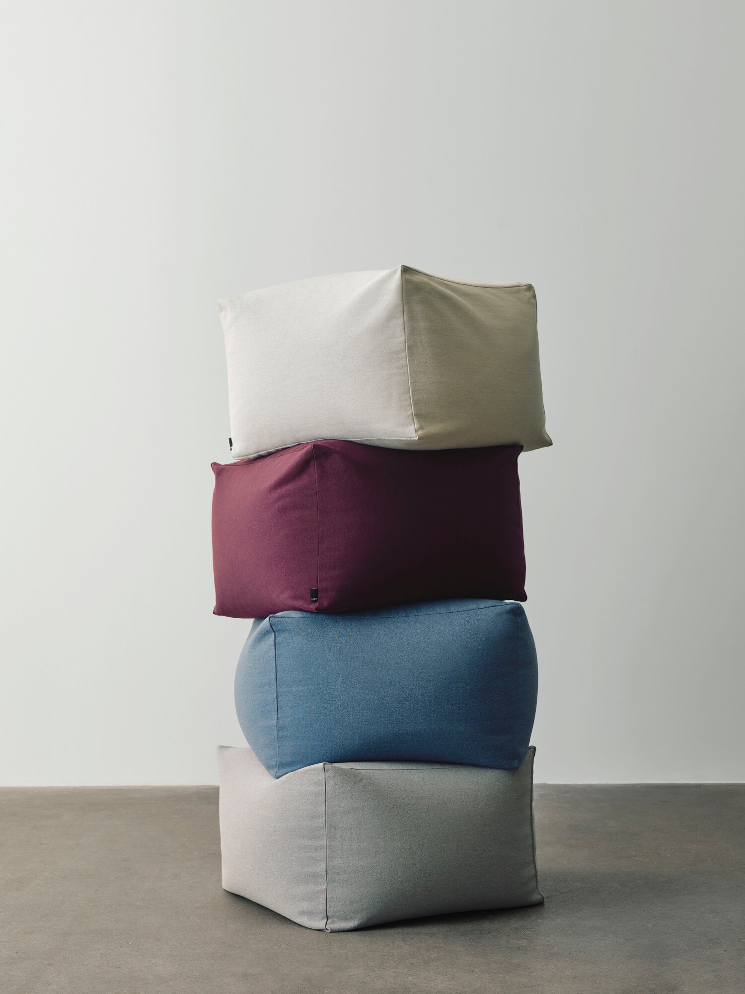 HAY Pouf, Story, blue | Finnish Design Shop UK
