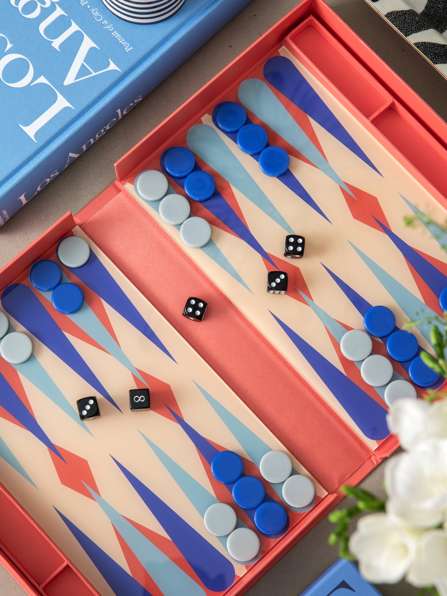 Printworks Classic - Art of Backgammon, red | Finnish Design Shop