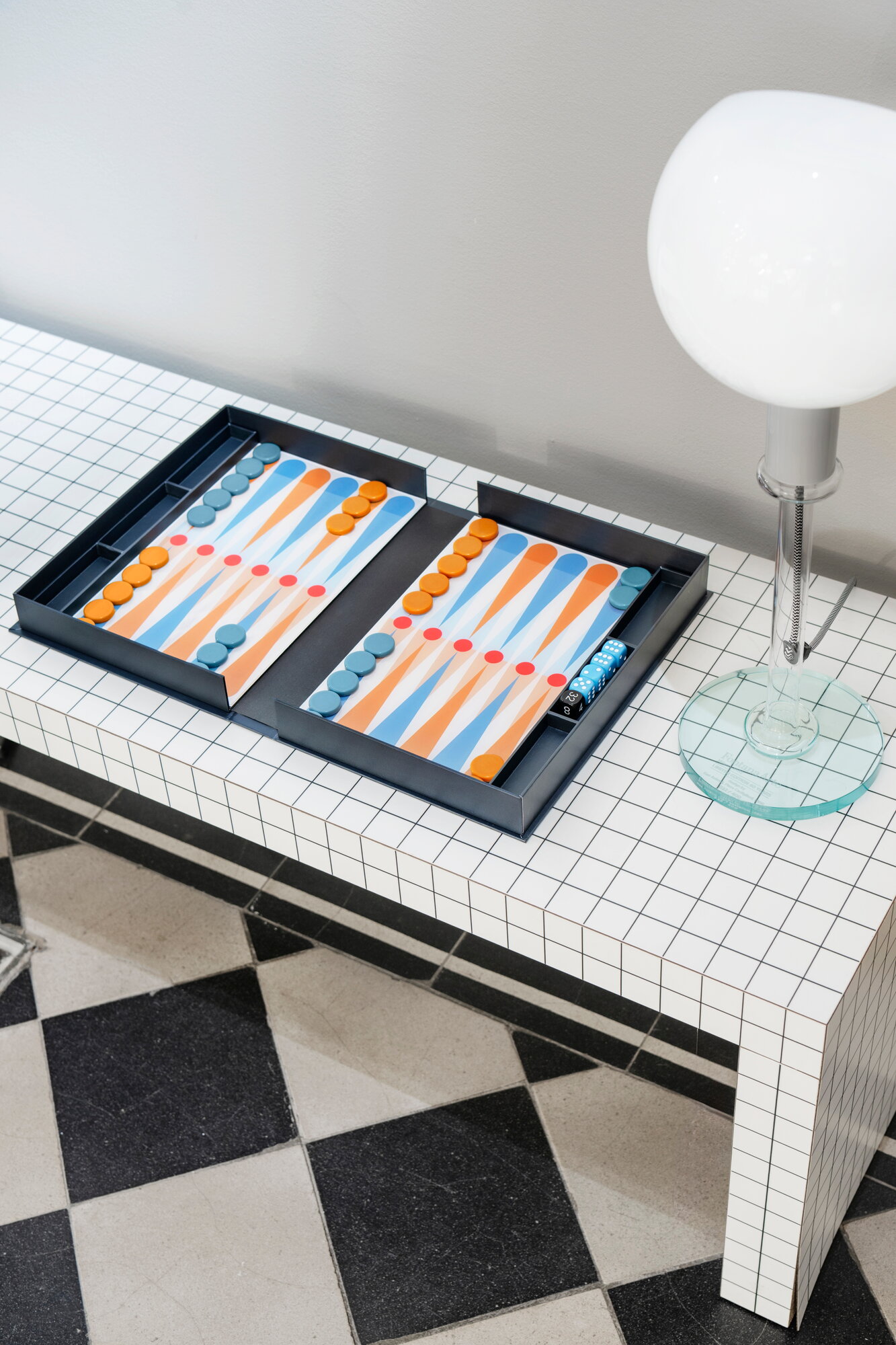 Printworks Classic - Arte del Backgammon, antracite | Finnish Design Shop