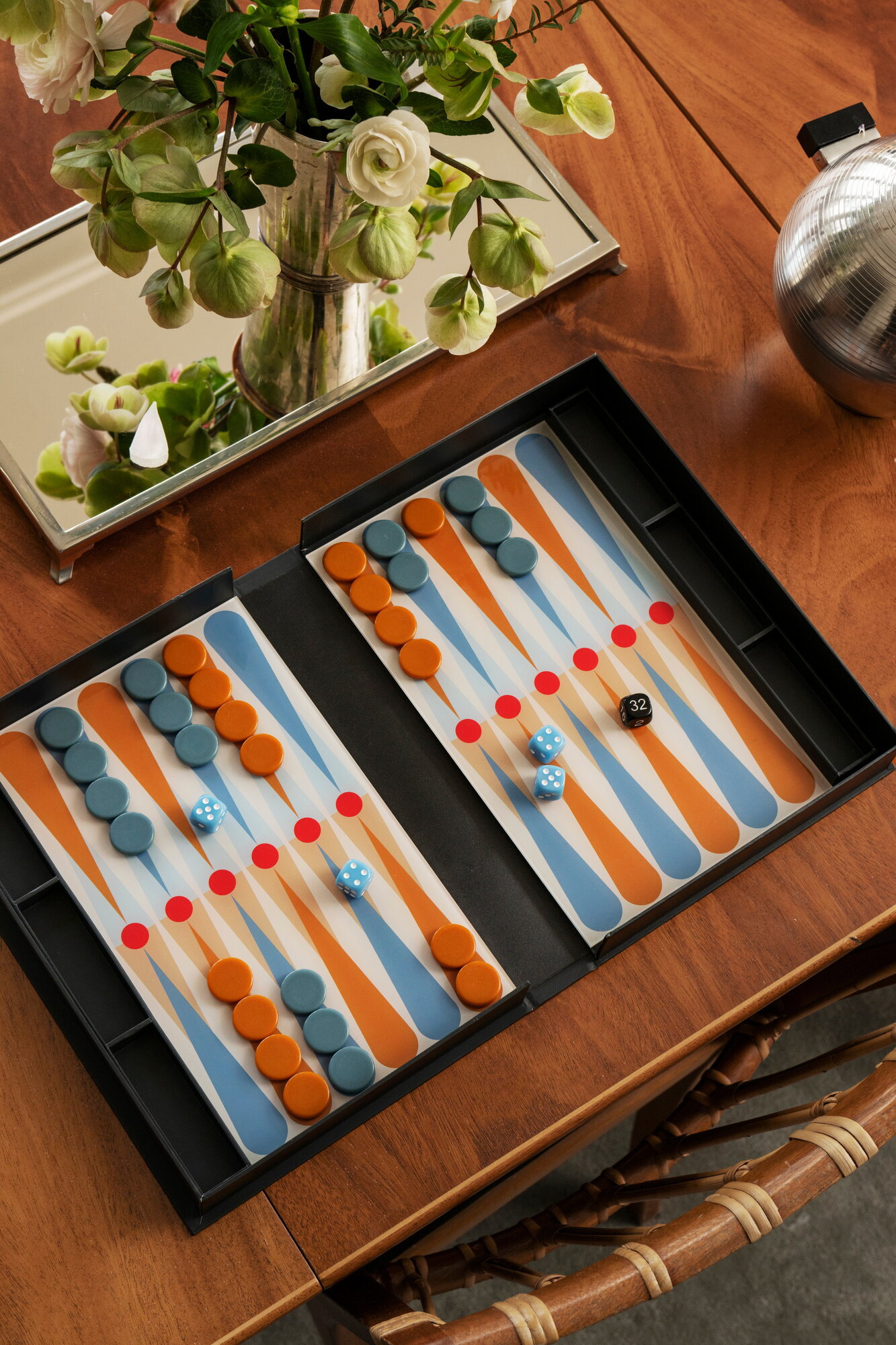 Printworks Classic - Art of Backgammon, anthracite | Finnish Design Shop UK