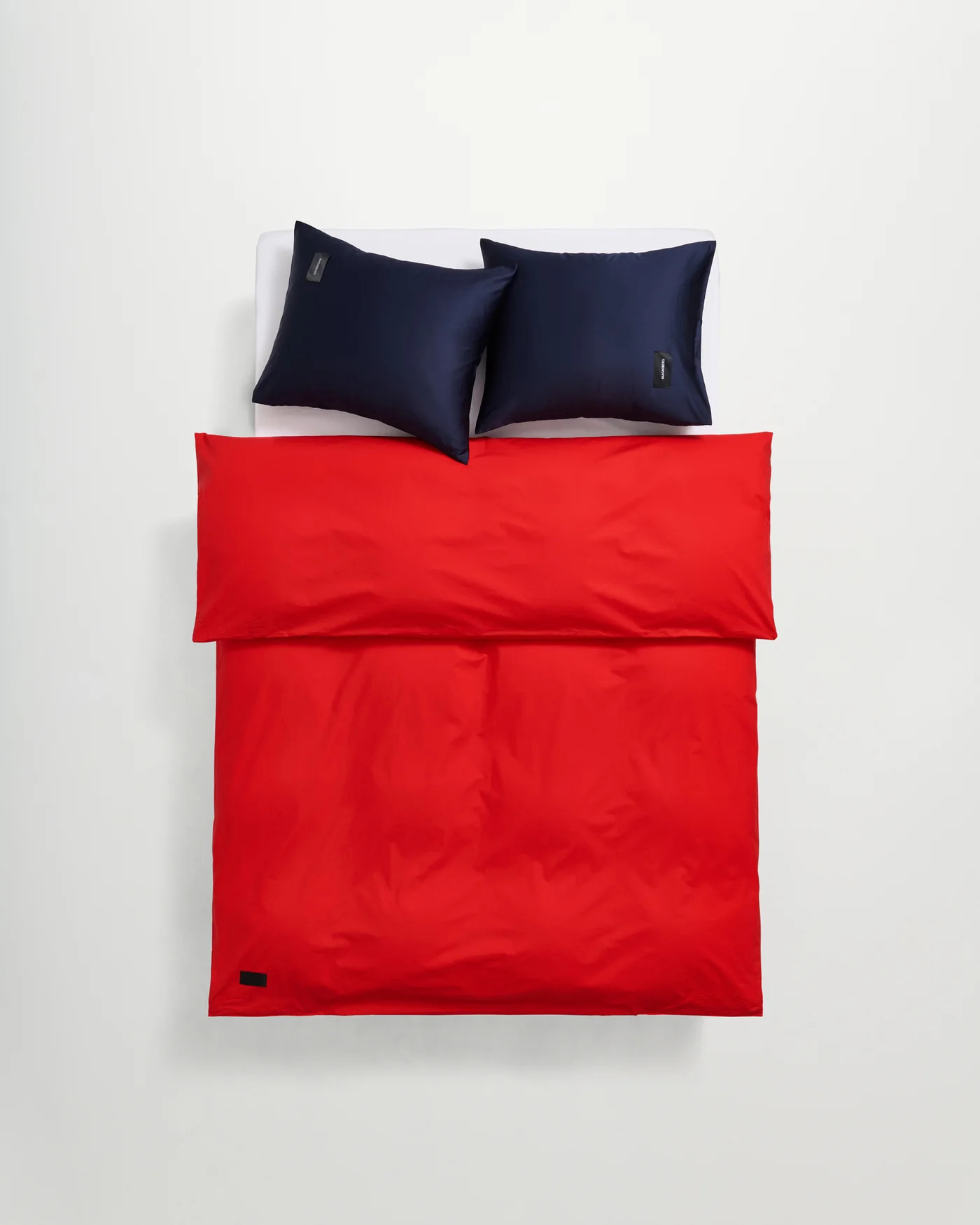 Magniberg Pure Poplin duvet cover, petunia red | Finnish Design Shop UK