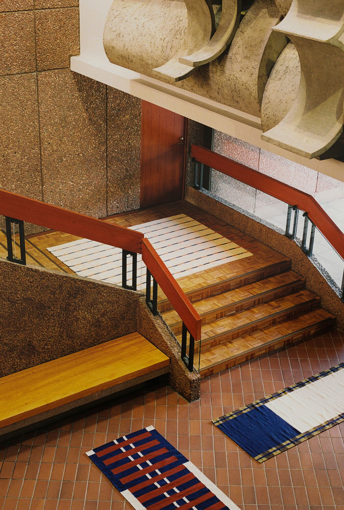 Woven Works Stream matto, valkoinen | Finnish Design Shop