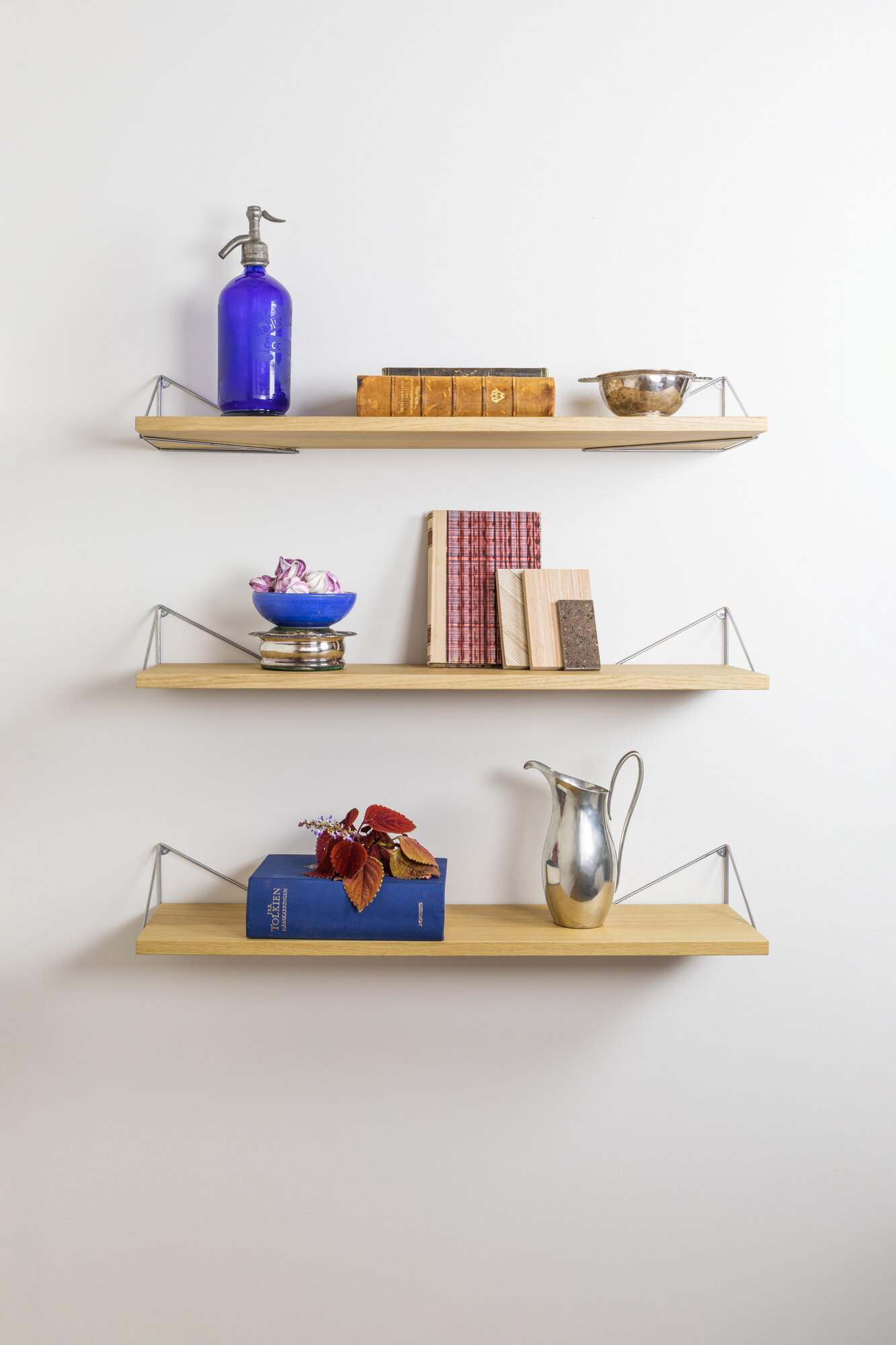 Maze Pythagoras shelf, 60 x 20 cm, oak | Finnish Design Shop