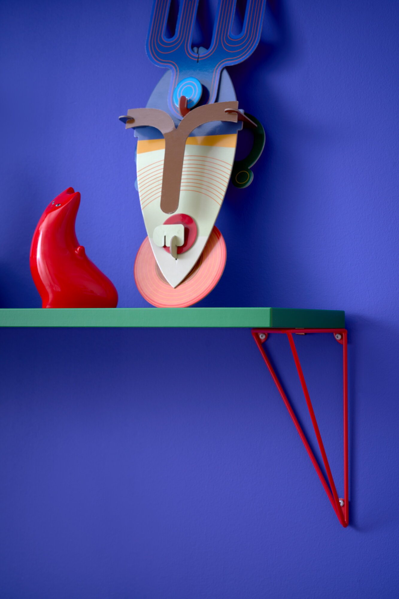 Maze Pythagoras brackets, 2 pcs, red | Finnish Design Shop