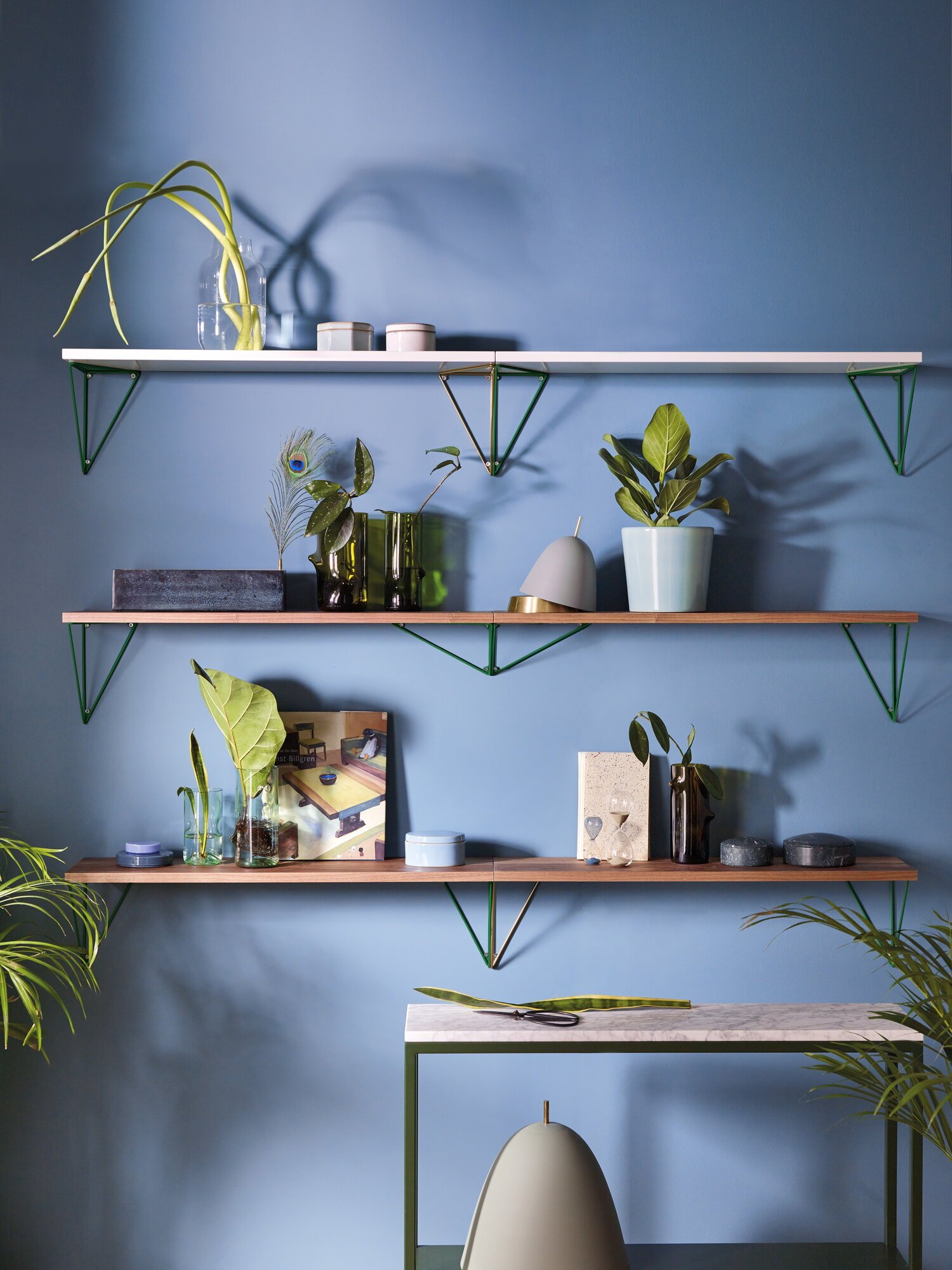 Maze Pythagoras brackets, 2 pcs, fern green | Finnish Design Shop