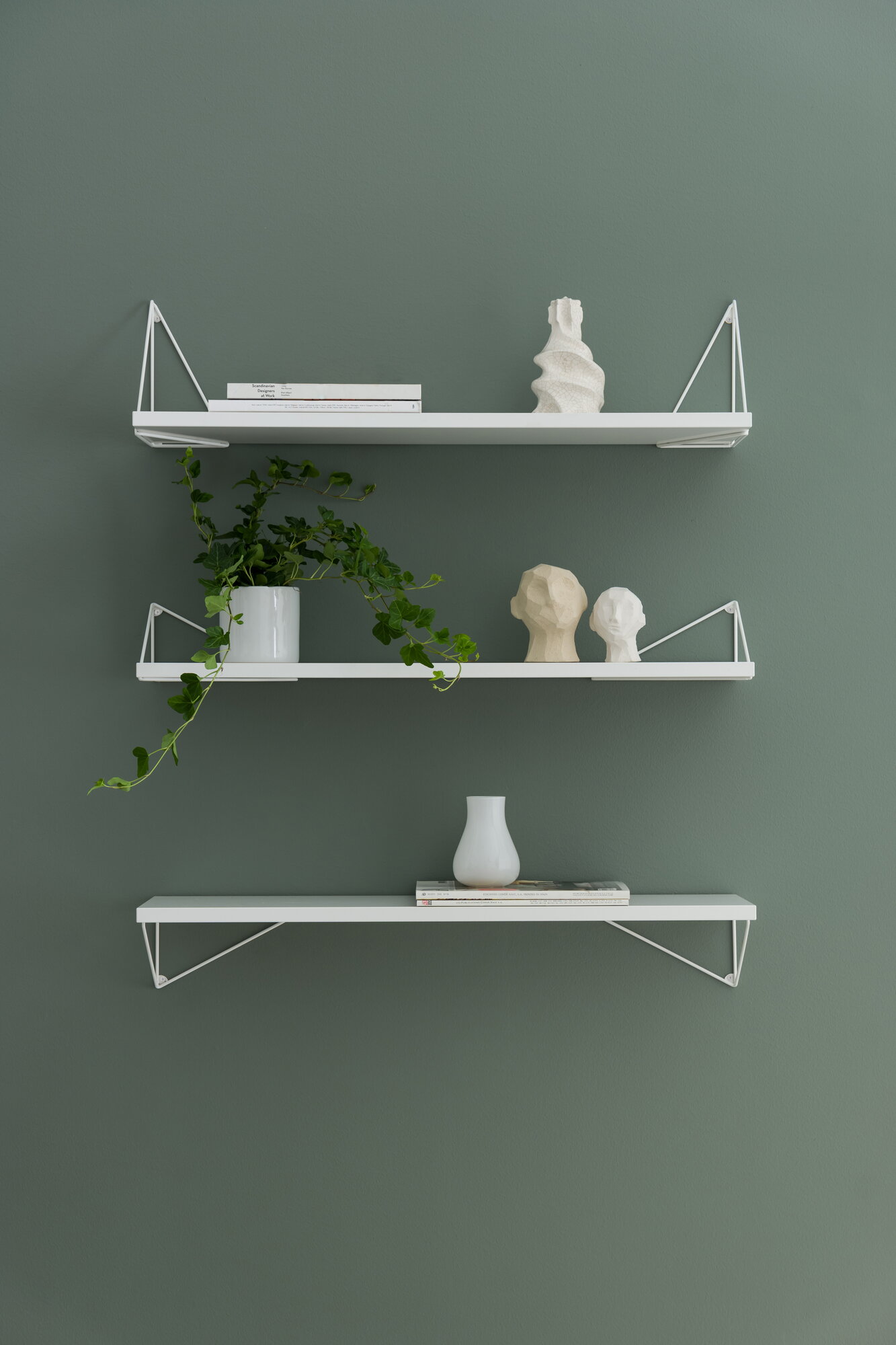 Maze Pythagoras shelf, white, 3 pcs | Finnish Design Shop