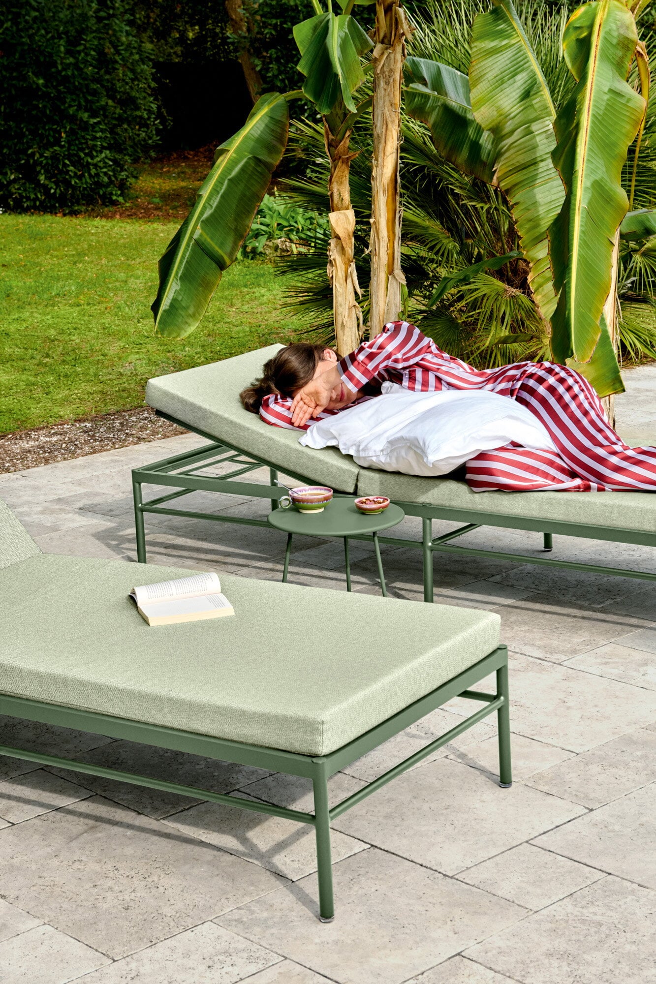 Fermob Rivage sunlounger, cactus - cactus | Finnish Design Shop