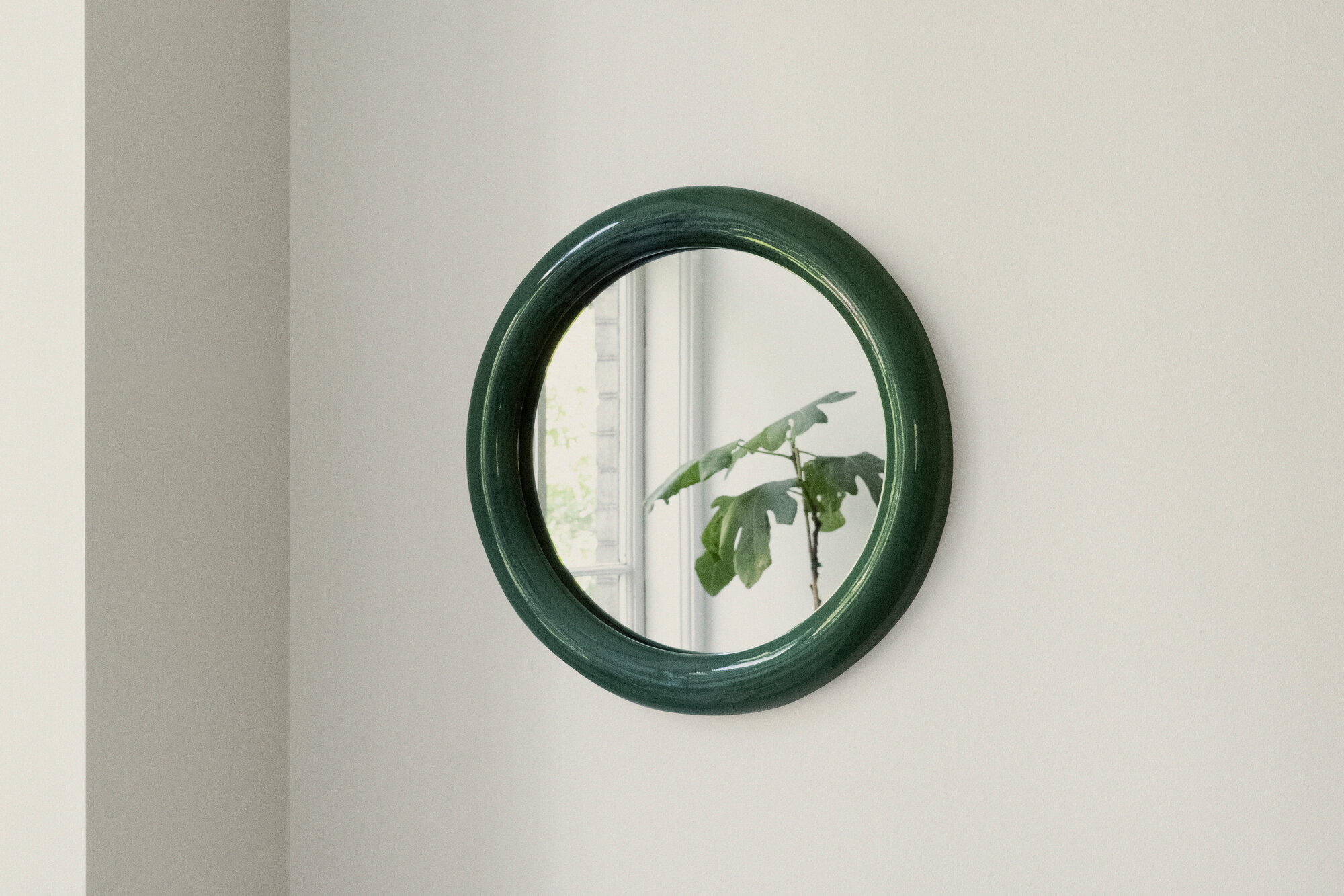 Raawii Duplum reactive peili, electric jade | Finnish Design Shop