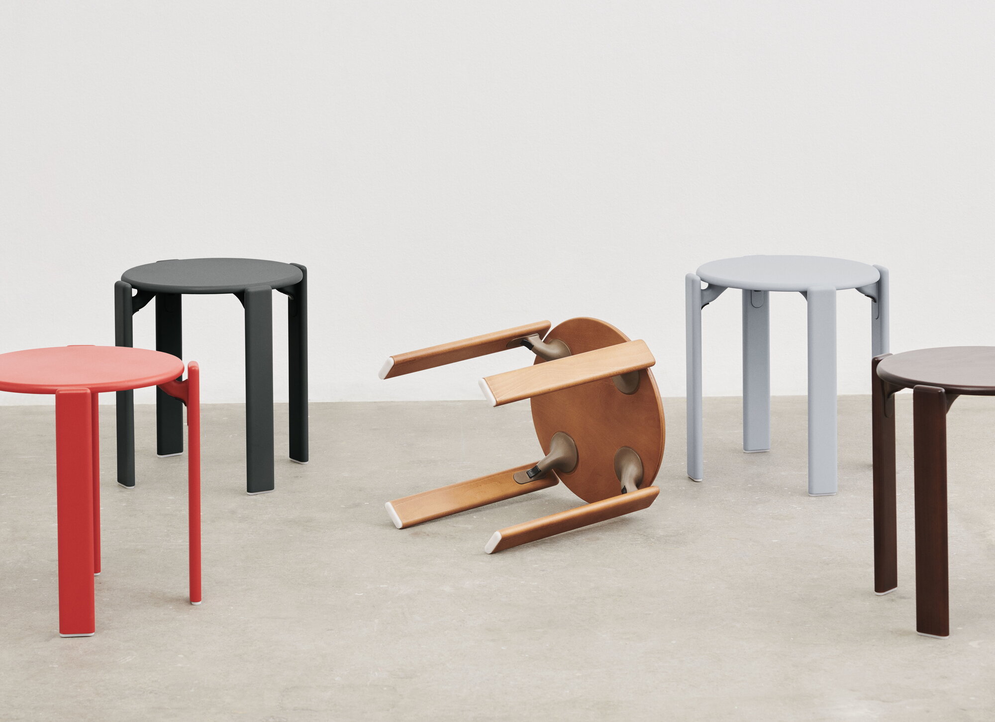 HAY Rey stool, slate blue | Finnish Design Shop