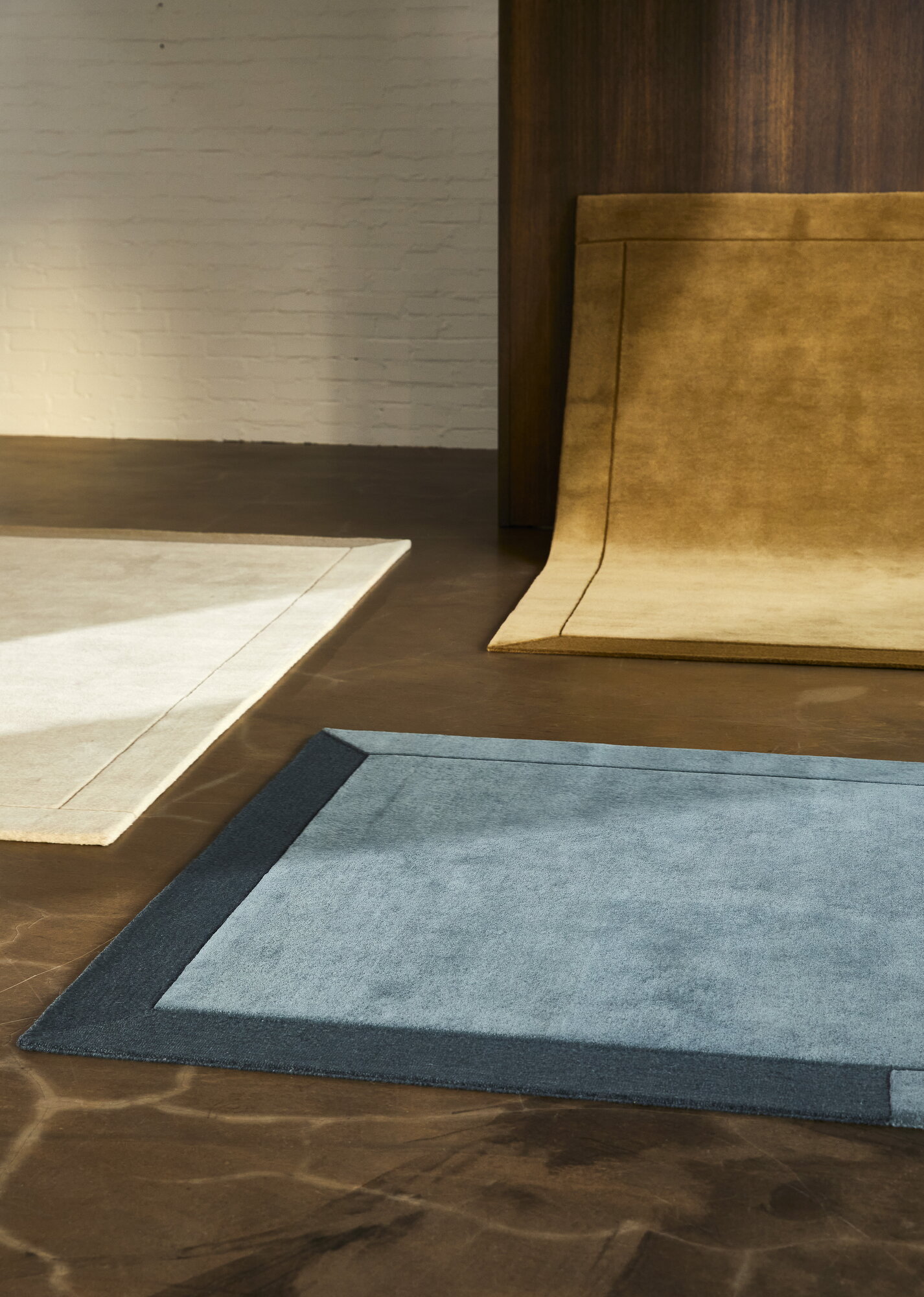 Roots Living Geo One rug, khaki | Finnish Design Shop