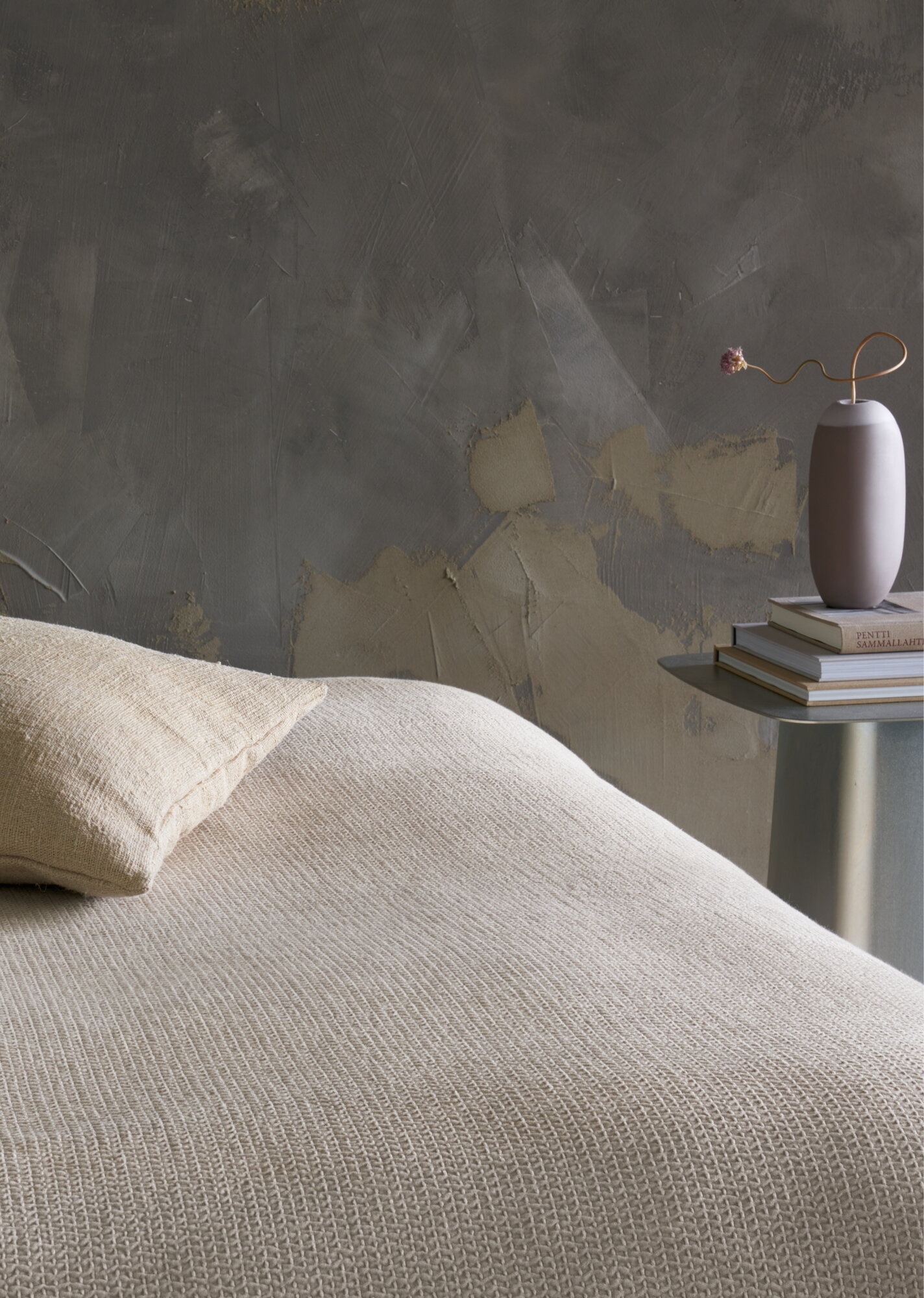 Roots Living Polku bedspread, 190 x 260 cm, taupe | Finnish Design Shop