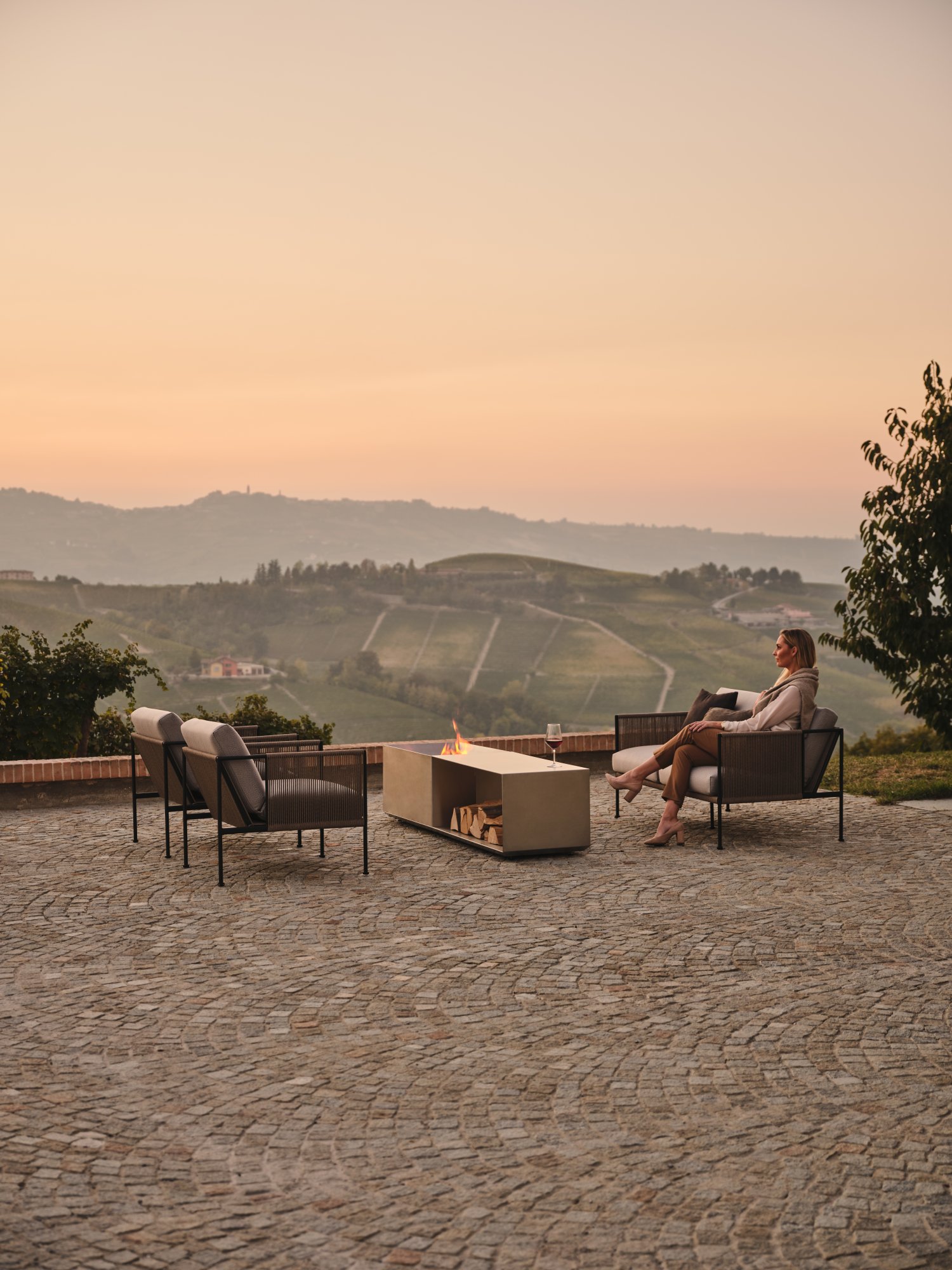 Röshults Brazier outdoor fire pit, stainless steel | Finnish Design Shop