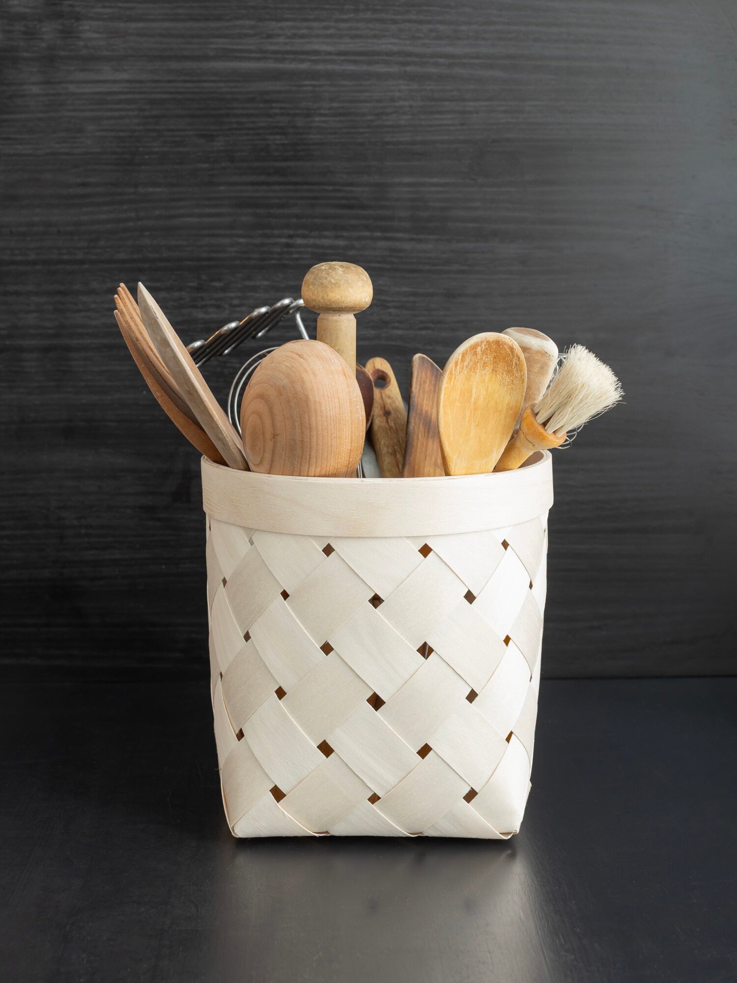 Verso Design Silva birch basket 1, natural birch | Finnish Design Shop