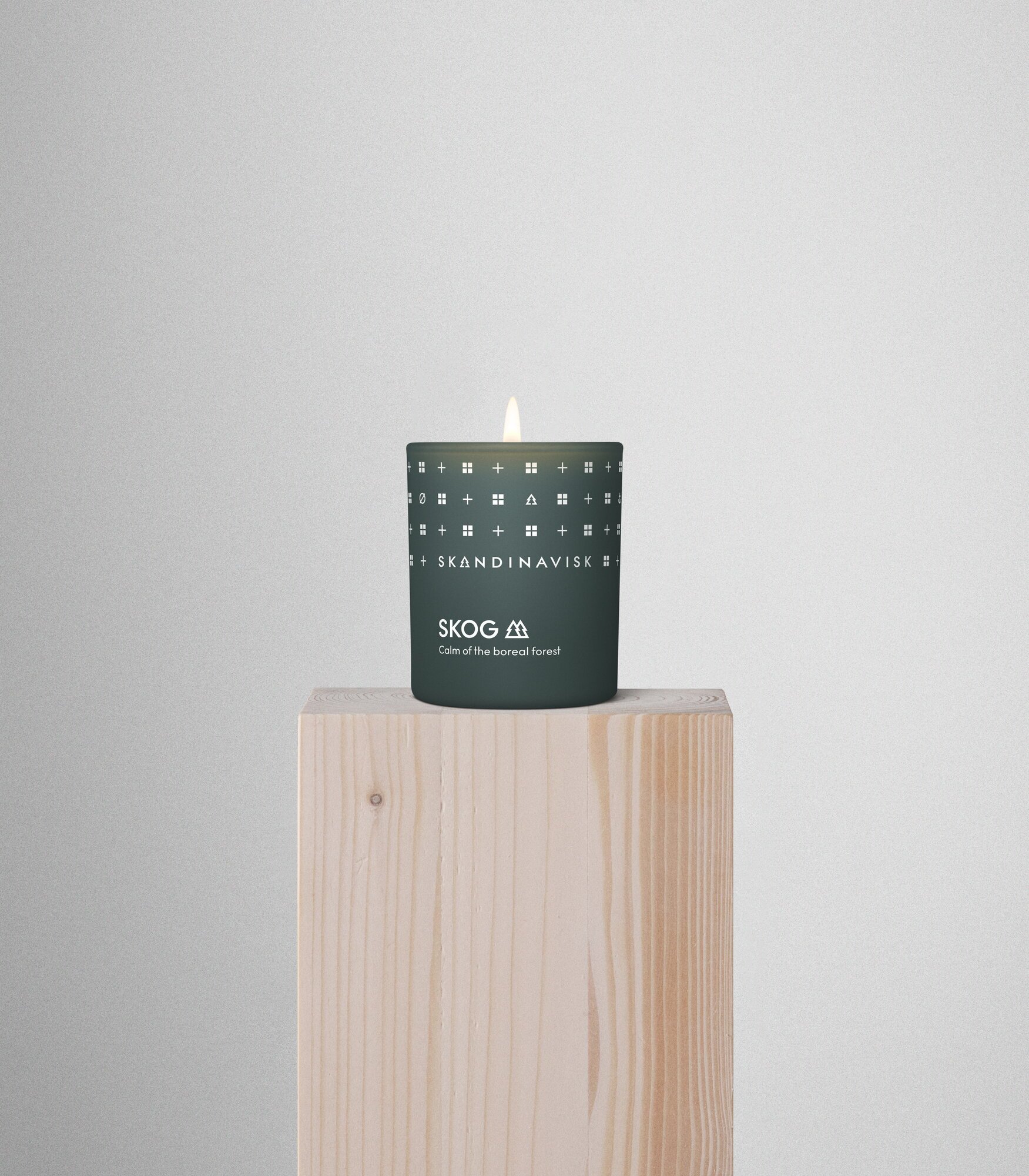 Skandinavisk Scented candle with lid, SKOG, small | Finnish Design Shop