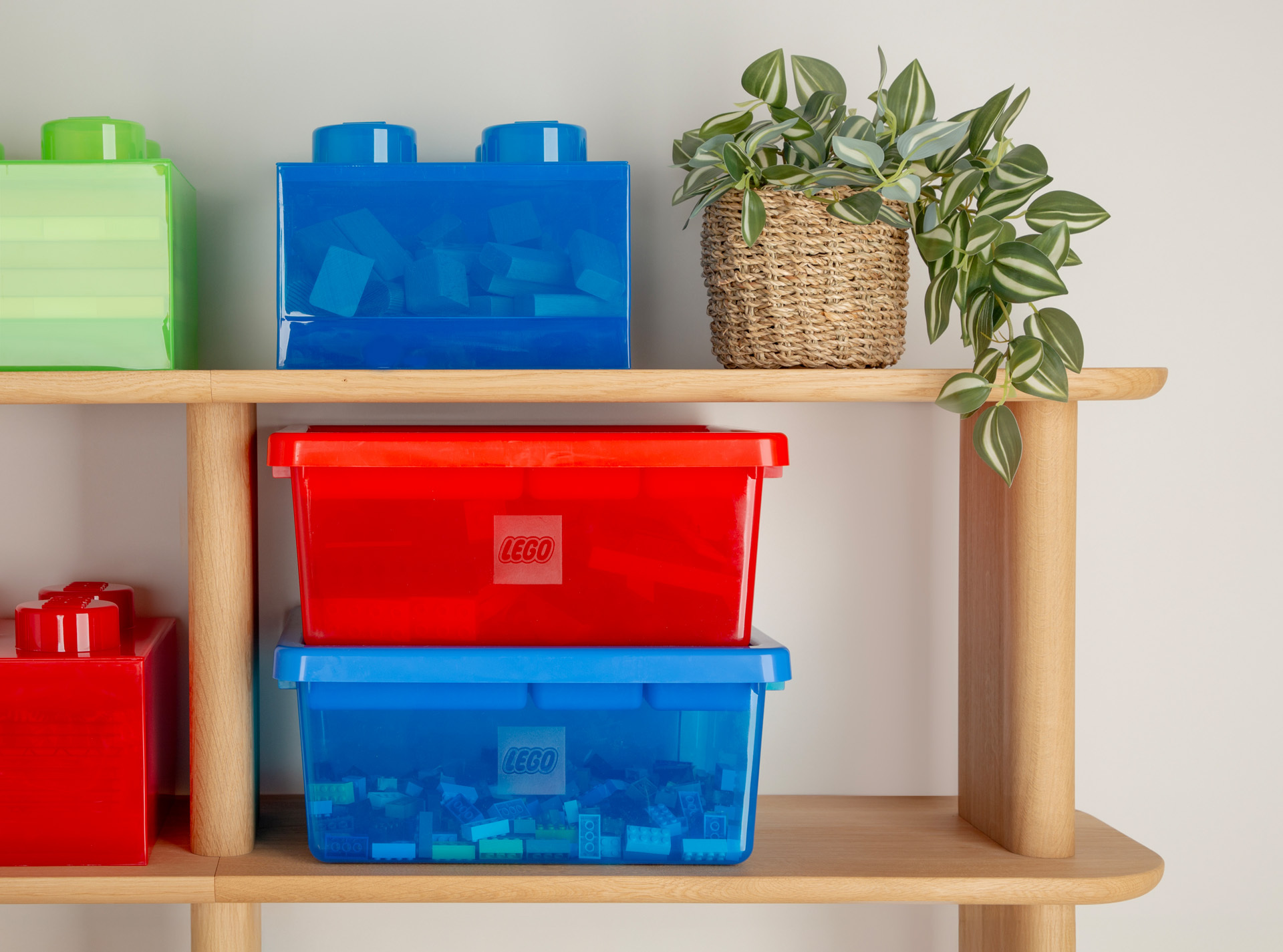 Room Copenhagen Lego Sort & Store box, medium, sininen | Finnish Design ...