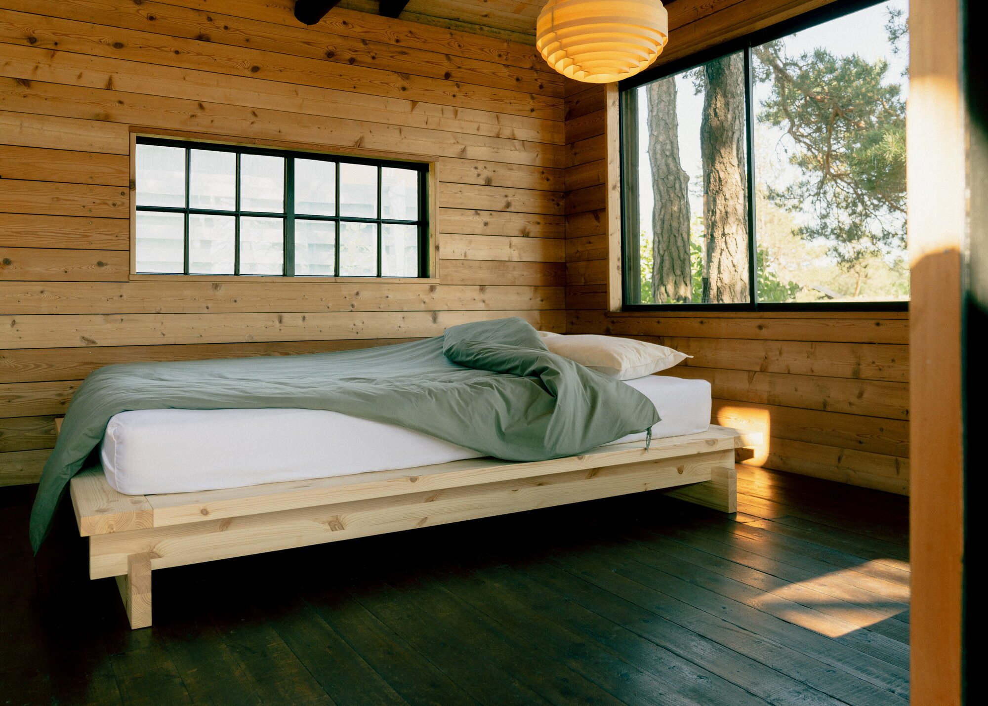 Vaarnii 017 Aamu bed frame, 180 cm, pine | Finnish Design Shop