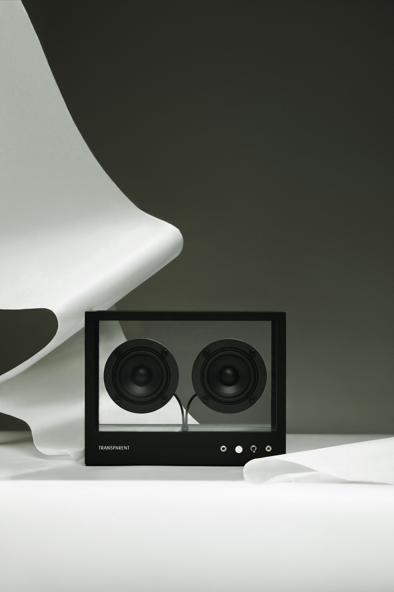 Transparent Small Transparent Speaker, black | Finnish Design Shop