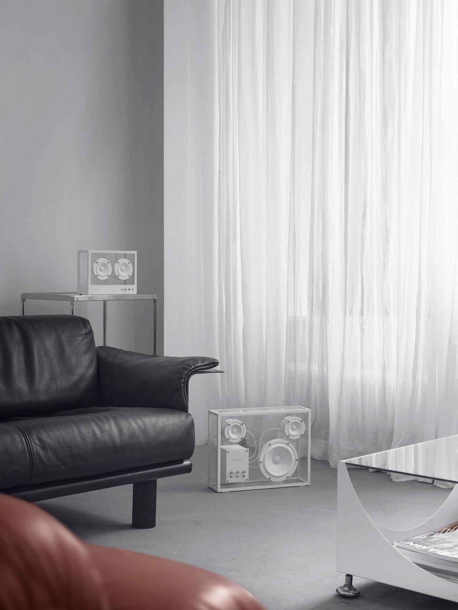 Transparent Small Transparent Speaker, white | Finnish Design Shop