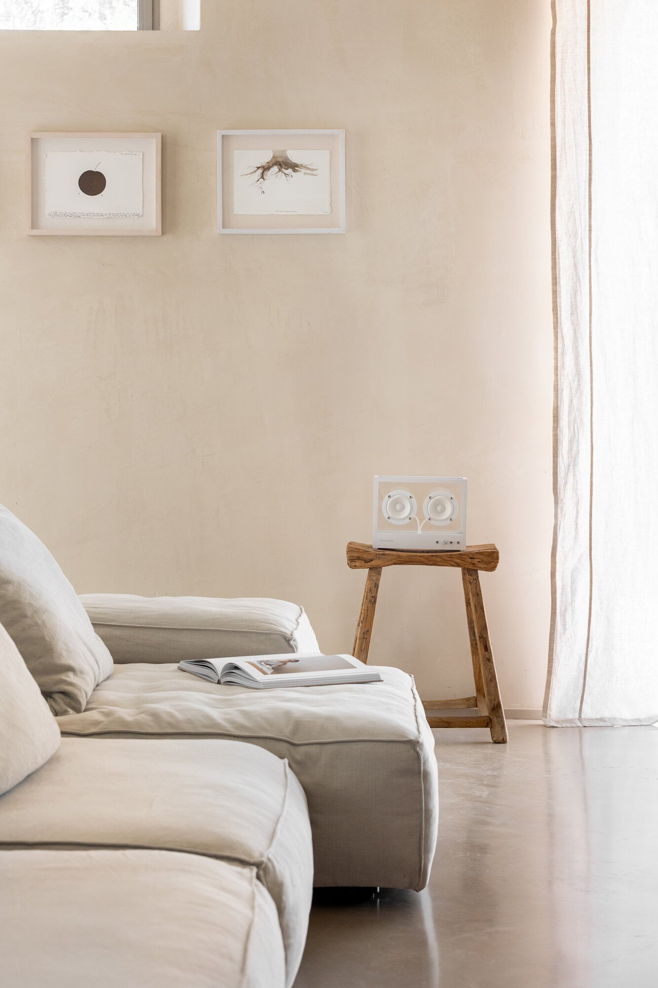 Transparent Small Transparent Speaker, white | Finnish Design Shop