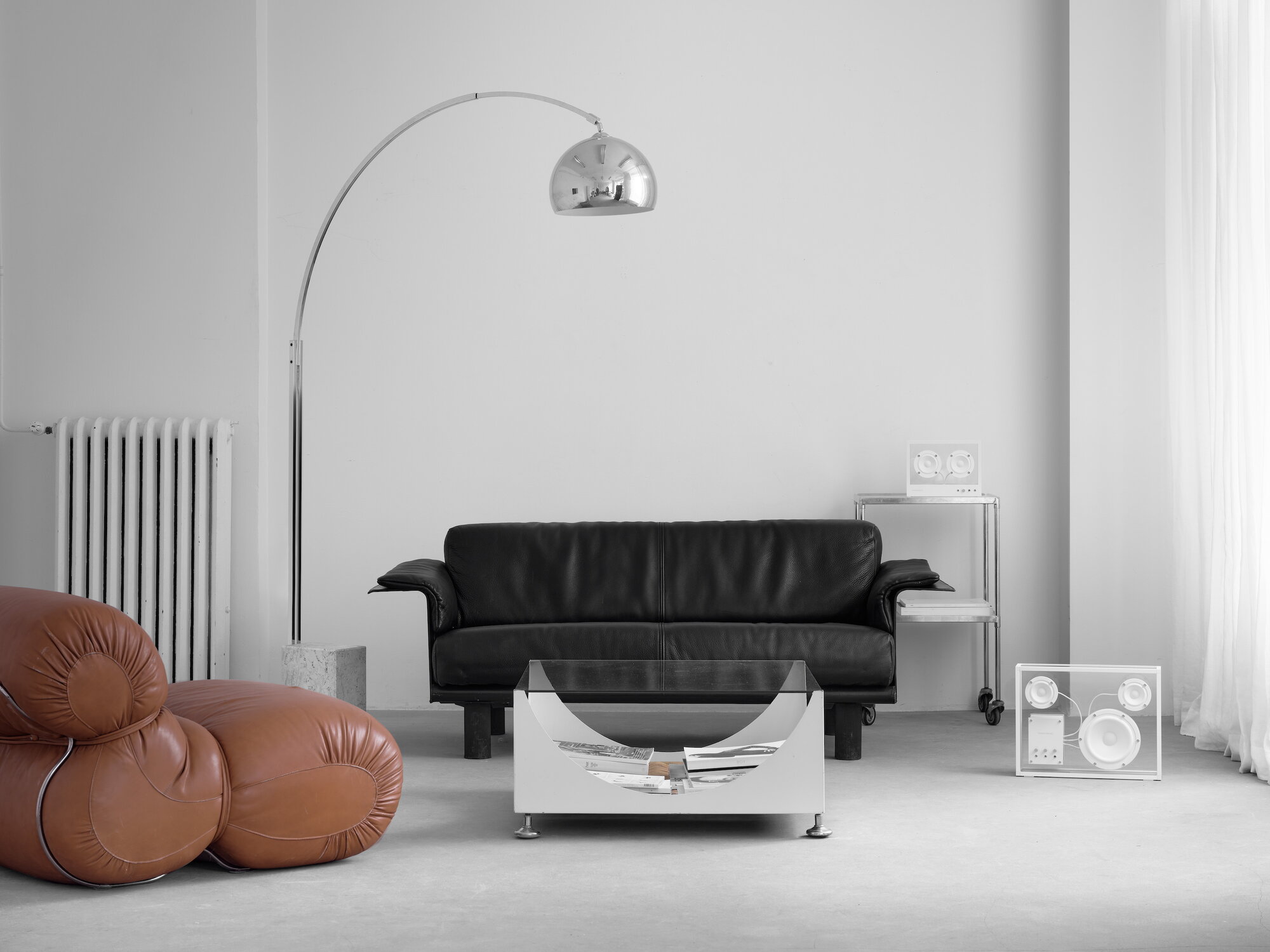 Transparent Small Transparent Speaker, white | Finnish Design Shop
