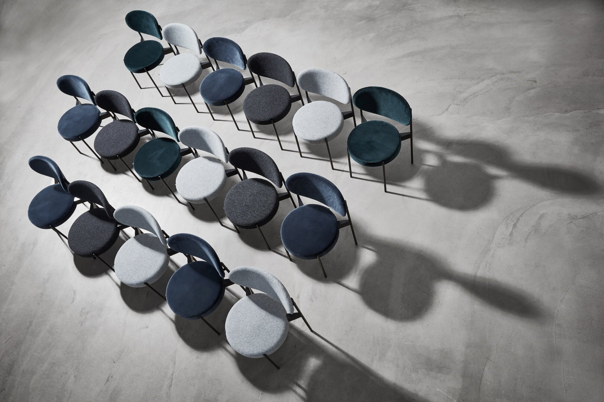 Verpan Series 430 chair, dark blue | Finnish Design Shop