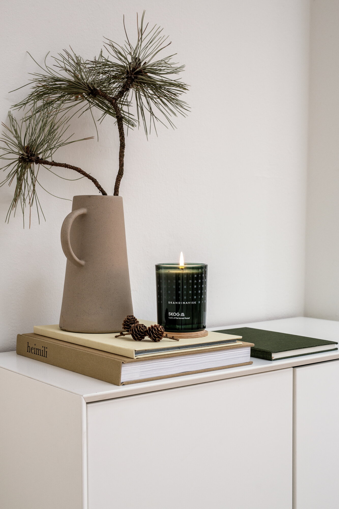 Skandinavisk Scented candle with lid, SKOG, large, special edition ...