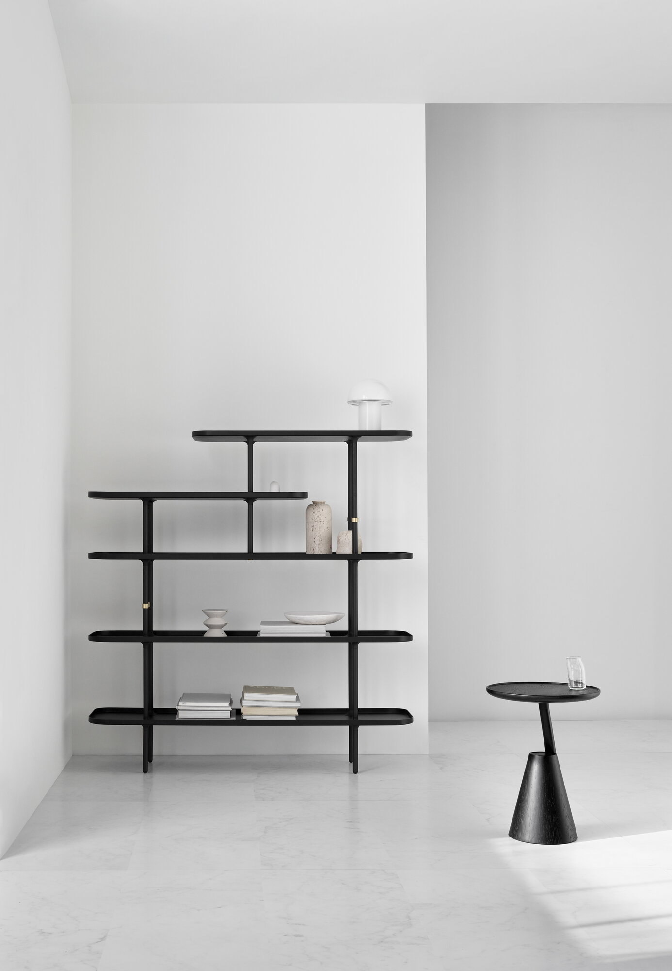 Wendelbo Mate side table, black stained oak | Finnish Design Shop