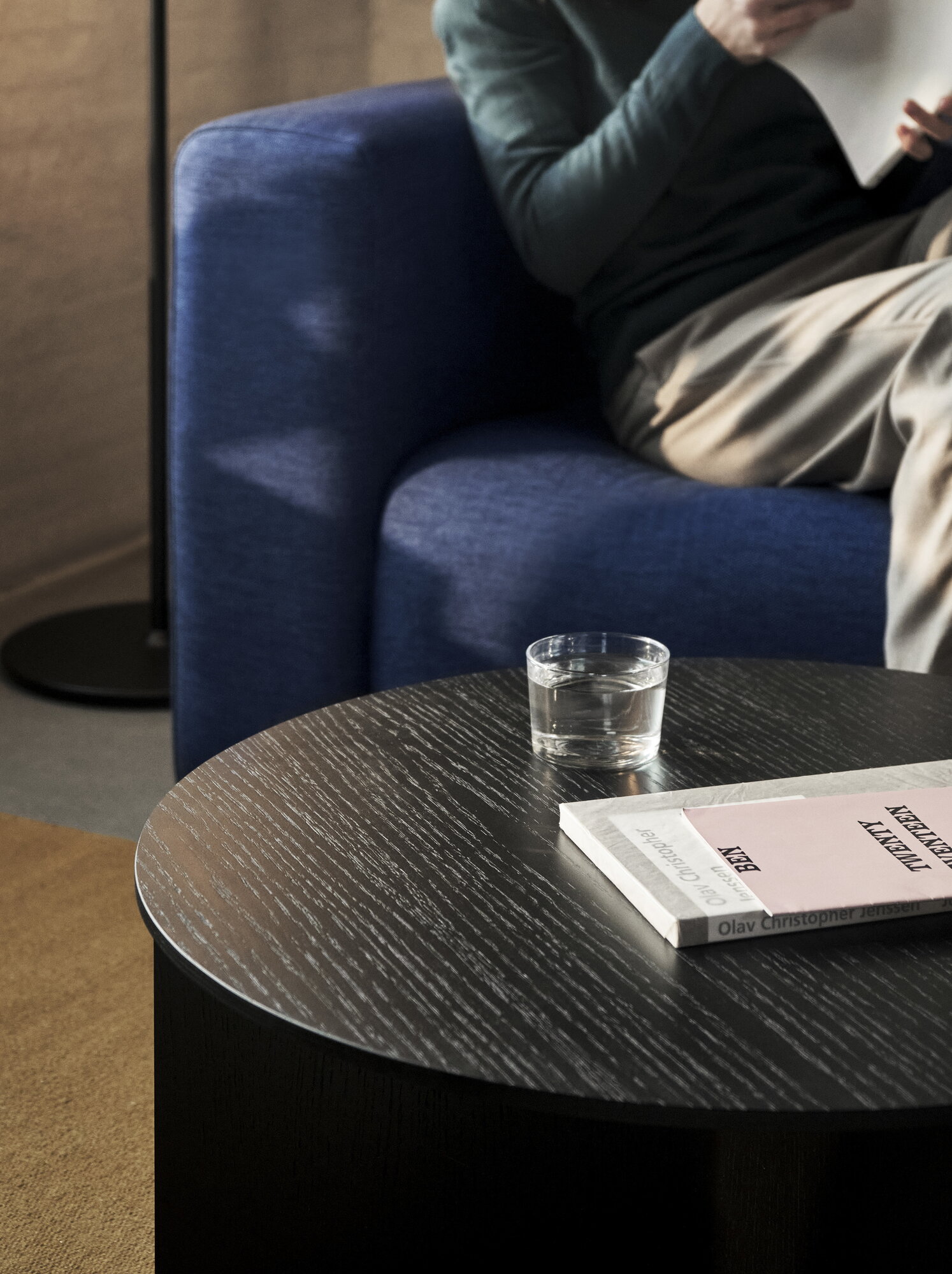 HAY Slit table, 45 cm, black | Finnish Design Shop