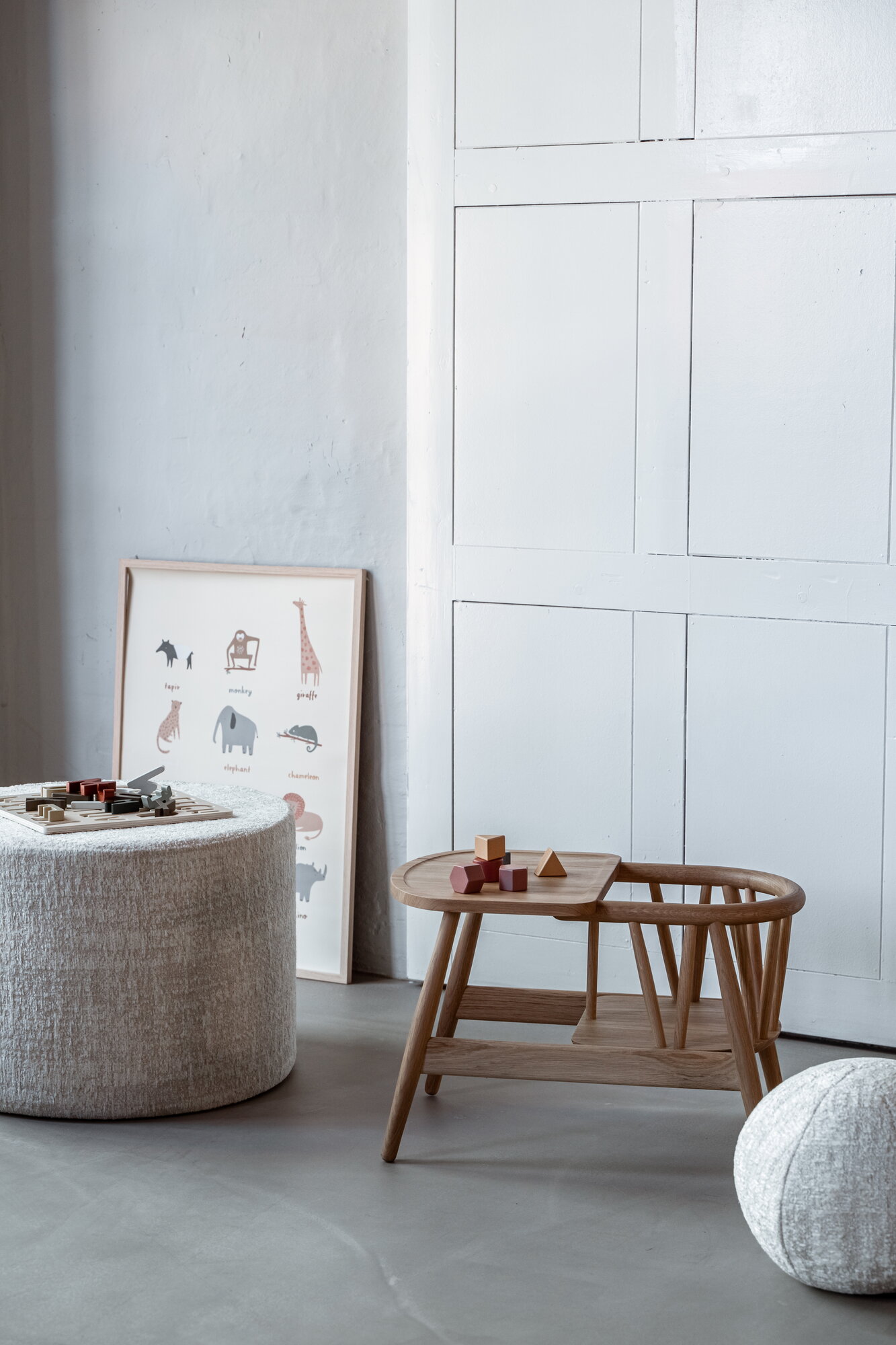 Oaklings Smilla toddler chair with tray, oak | Finnish Design Shop