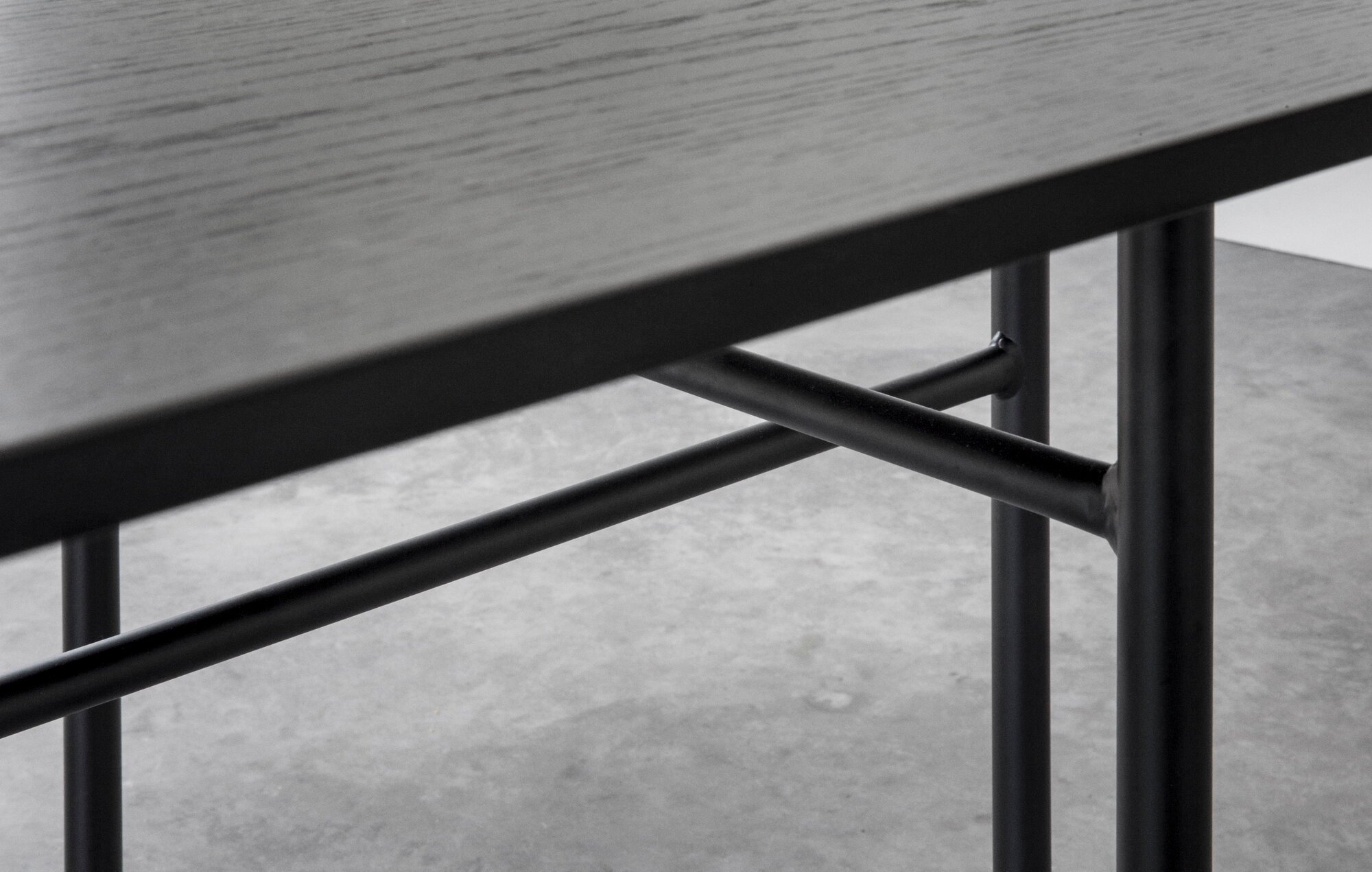 Audo Copenhagen Snaregade table, oval, 210 x 95 cm, black oak | Finnish ...