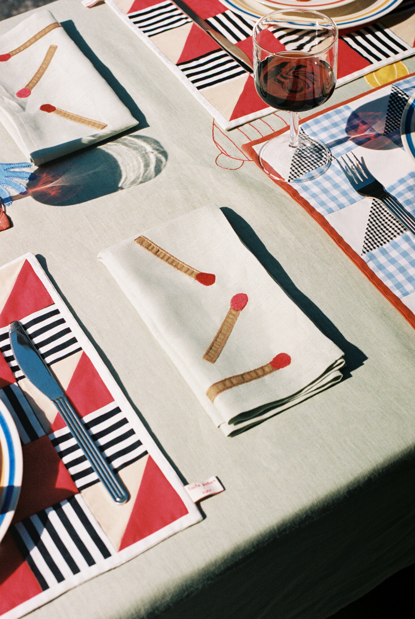 HAY Sobremesa napkin, 4 pcs, white | Finnish Design Shop