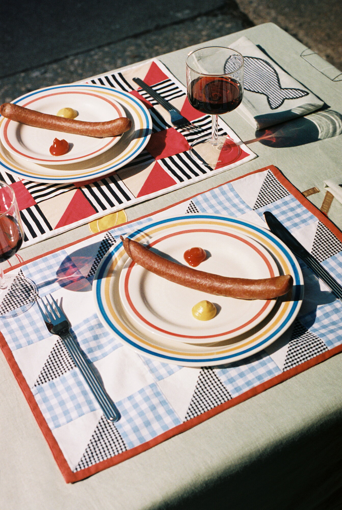 HAY Sobremesa plate, 2 pcs, 18,5 cm, red | Finnish Design Shop