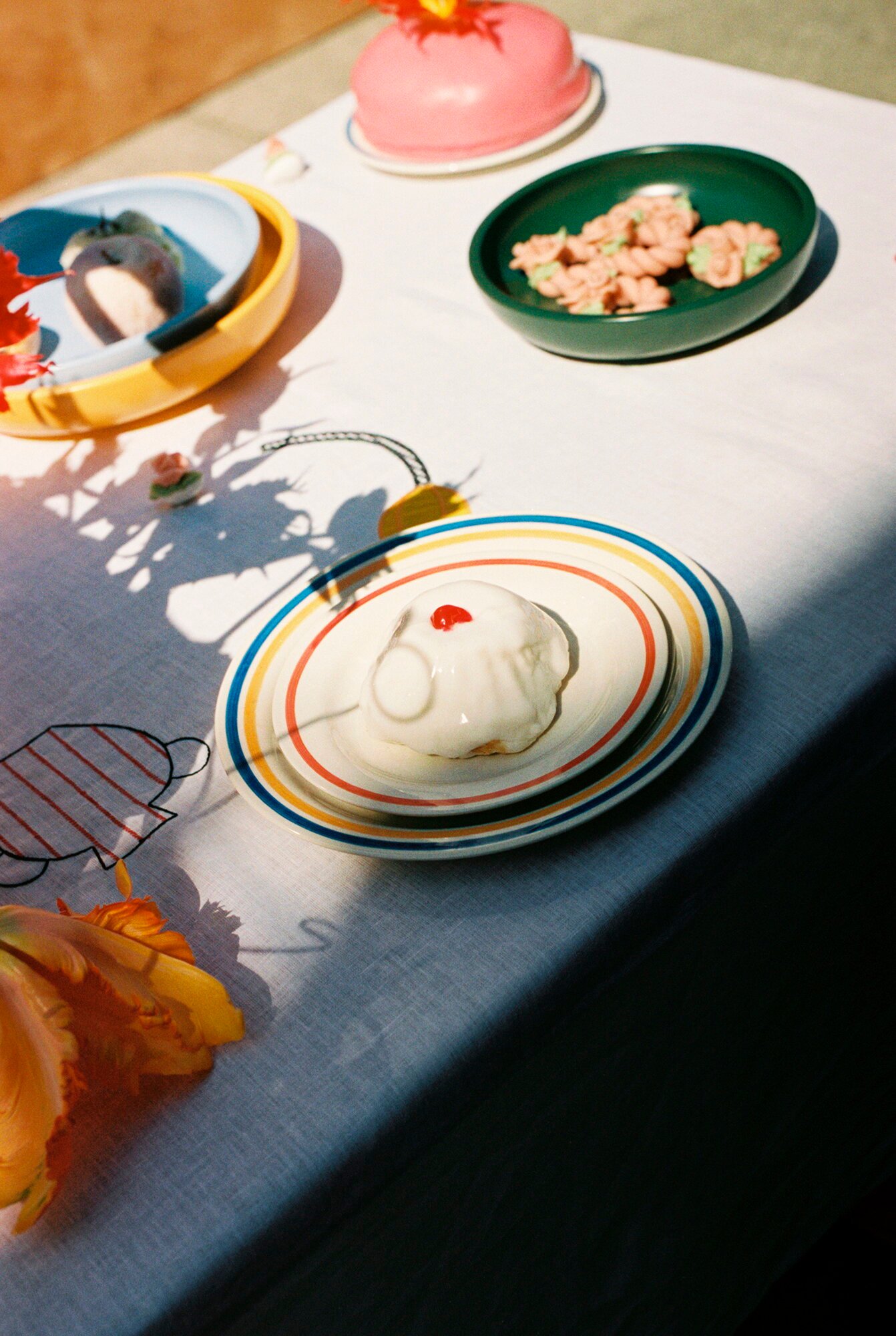 HAY Sobremesa plate, 2 pcs, 18,5 cm, red | Finnish Design Shop