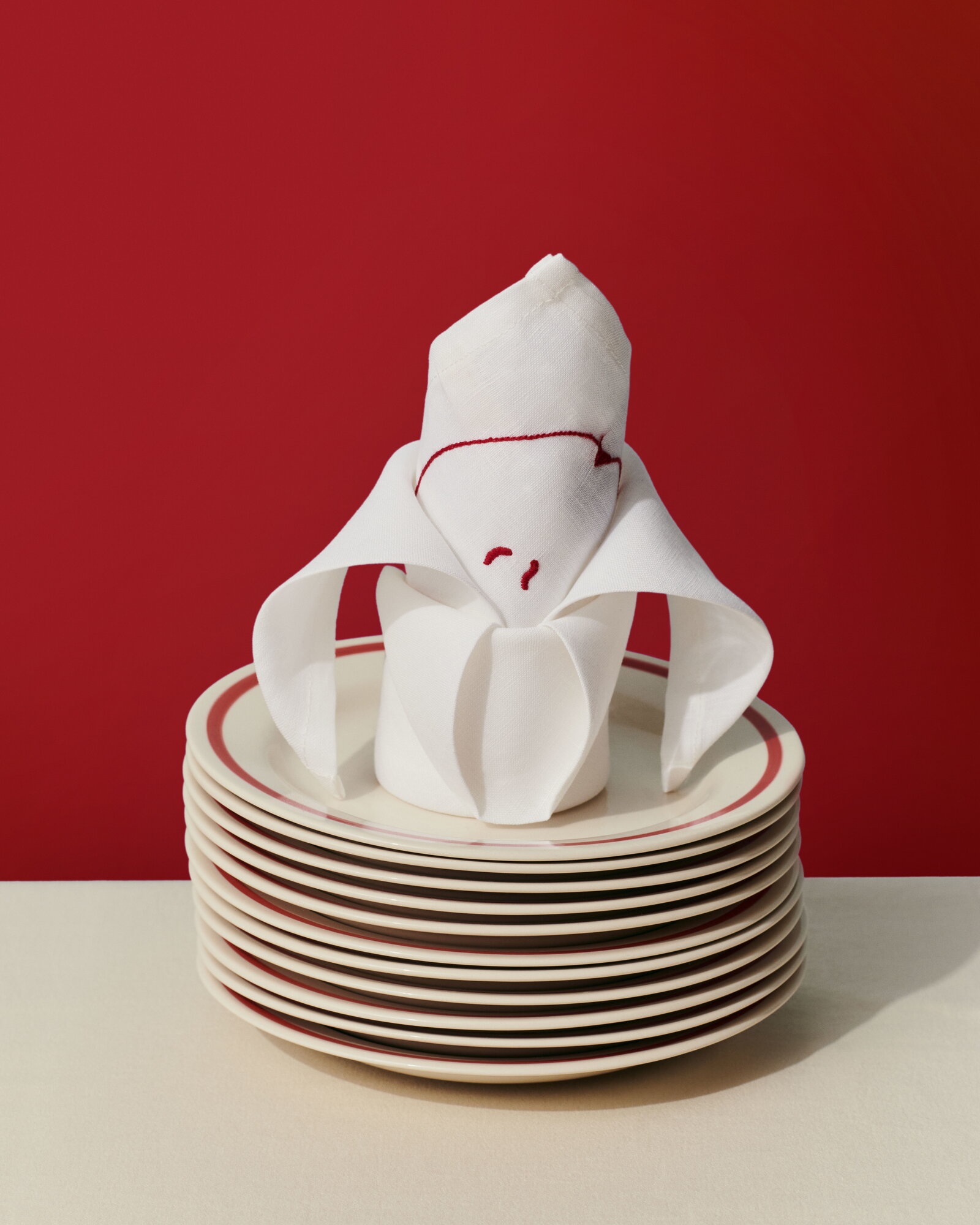 HAY Sobremesa plate, 2 pcs, 18,5 cm, red | Finnish Design Shop