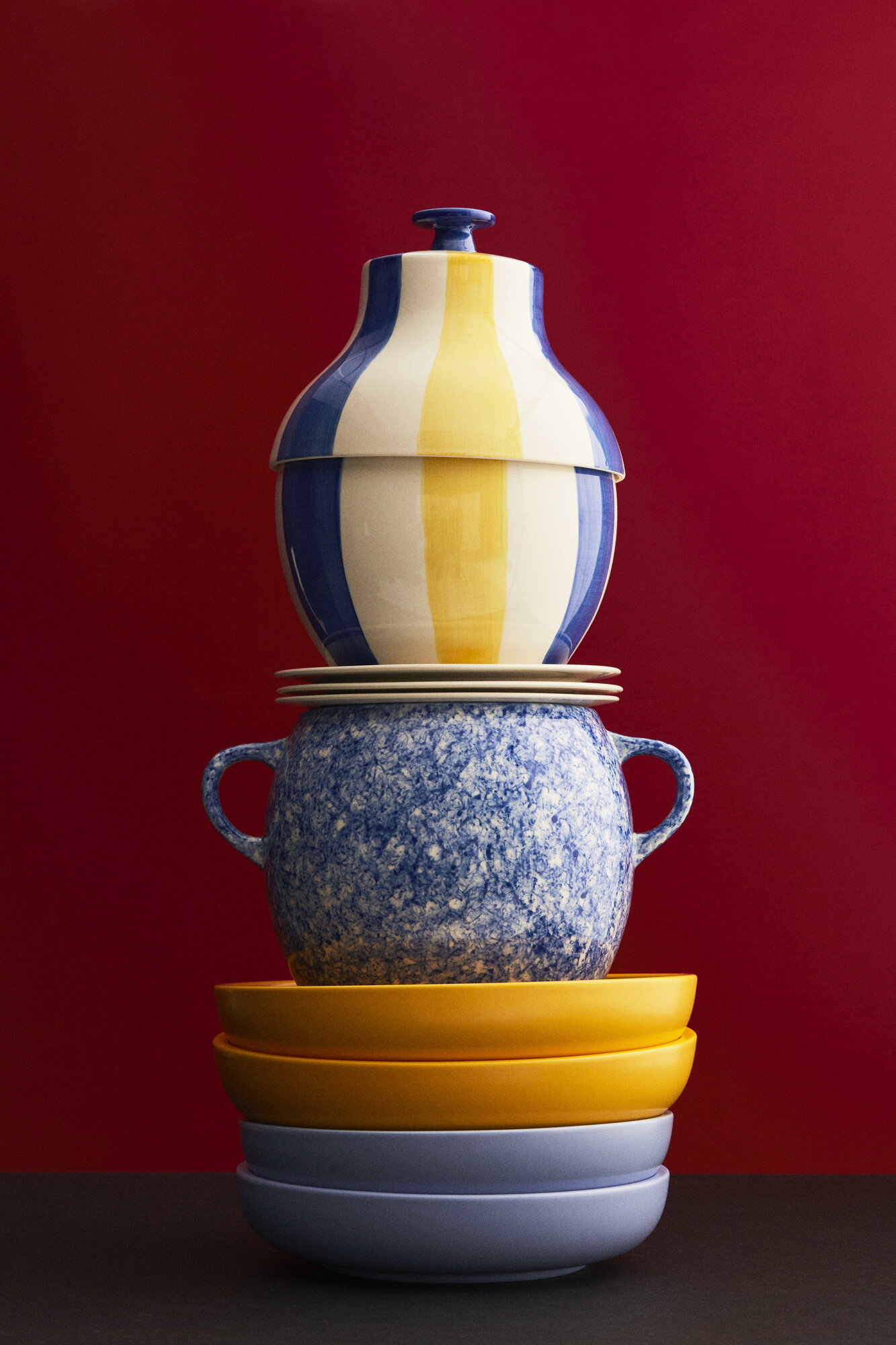 HAY Sobremesa serving bowl, M, light blue | Finnish Design Shop