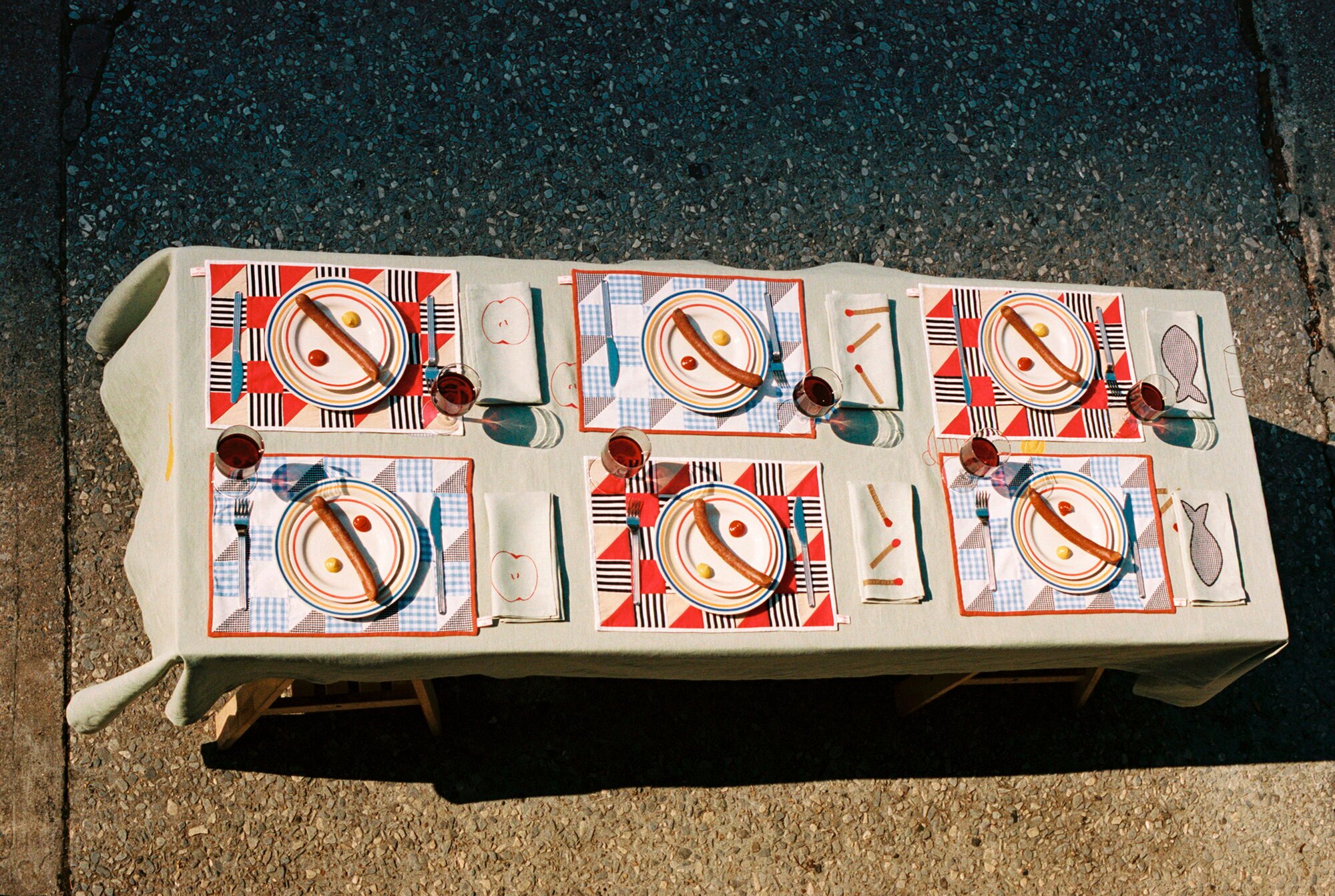 HAY Sobremesa plate, 2 pcs, 18,5 cm, red | Finnish Design Shop