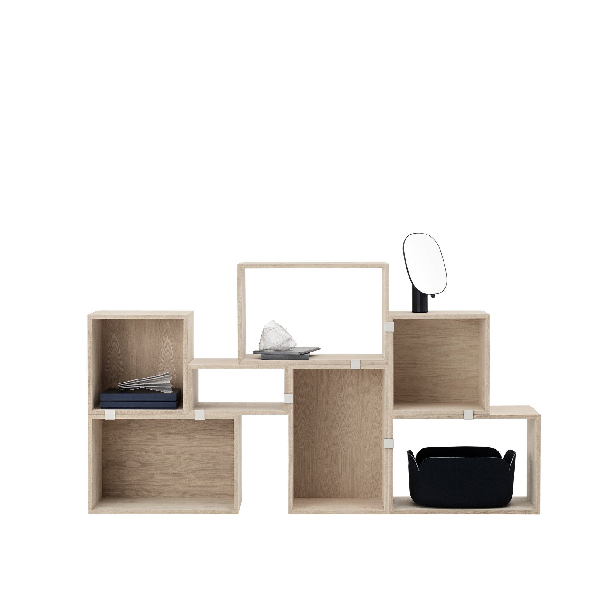 Muuto Stacked hyllymoduuli, keskikokoinen, tammi | Finnish Design Shop