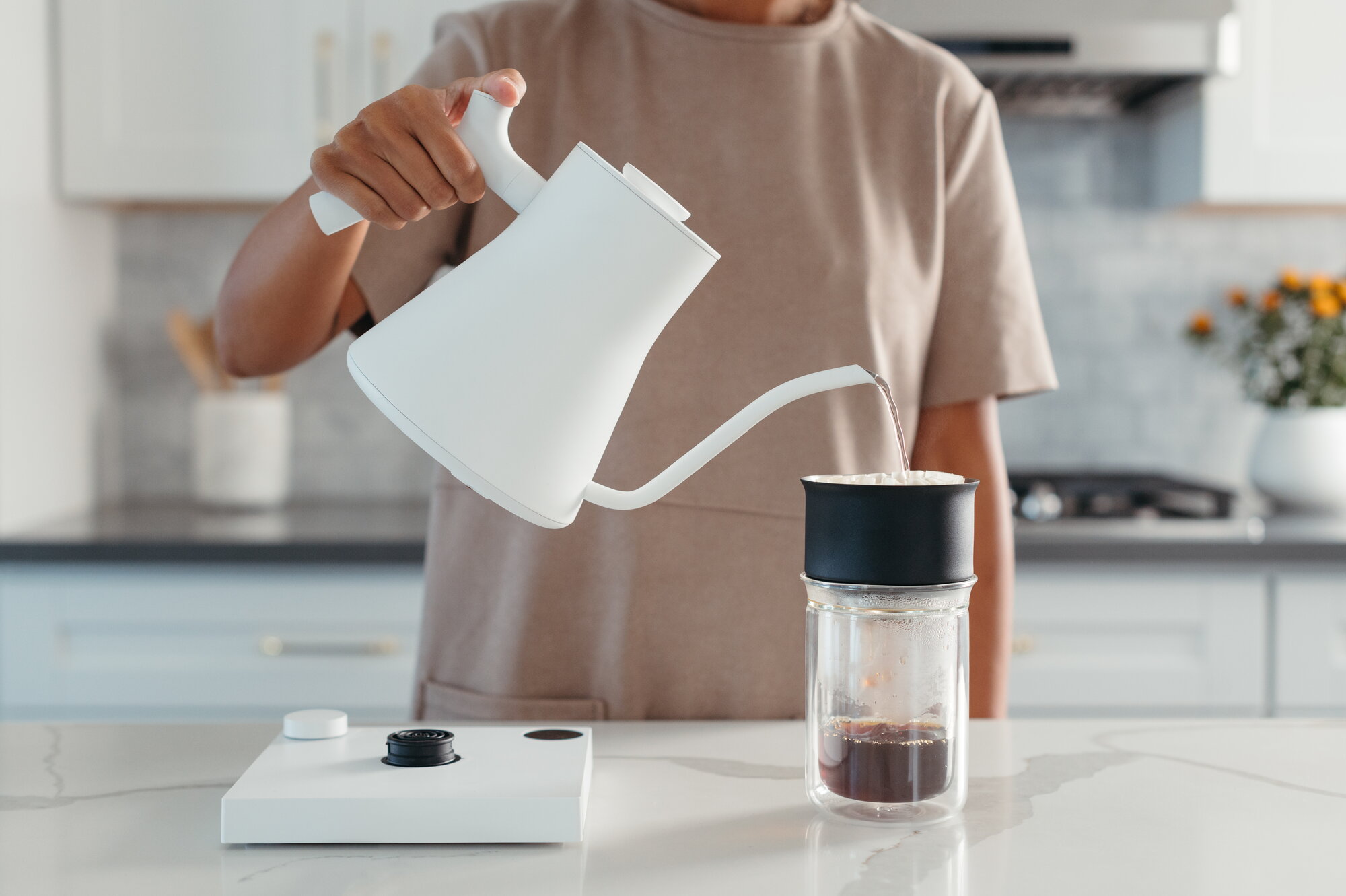 Fellow Stagg EKG Pro electric kettle, matte white | Finnish Design Shop