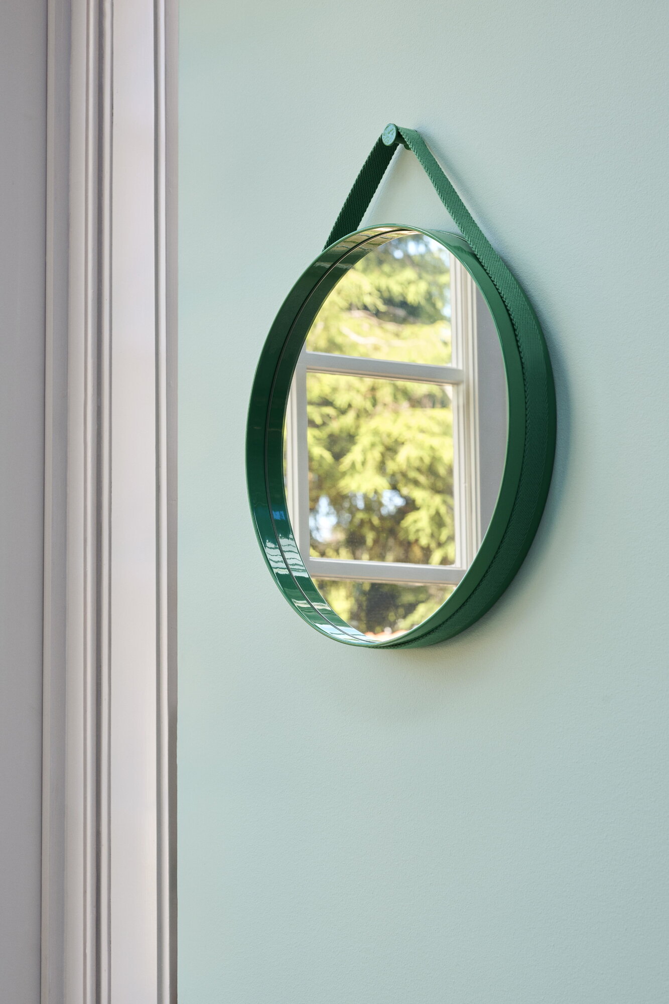 HAY Strap peili, No 2, pieni, vihreä | Finnish Design Shop