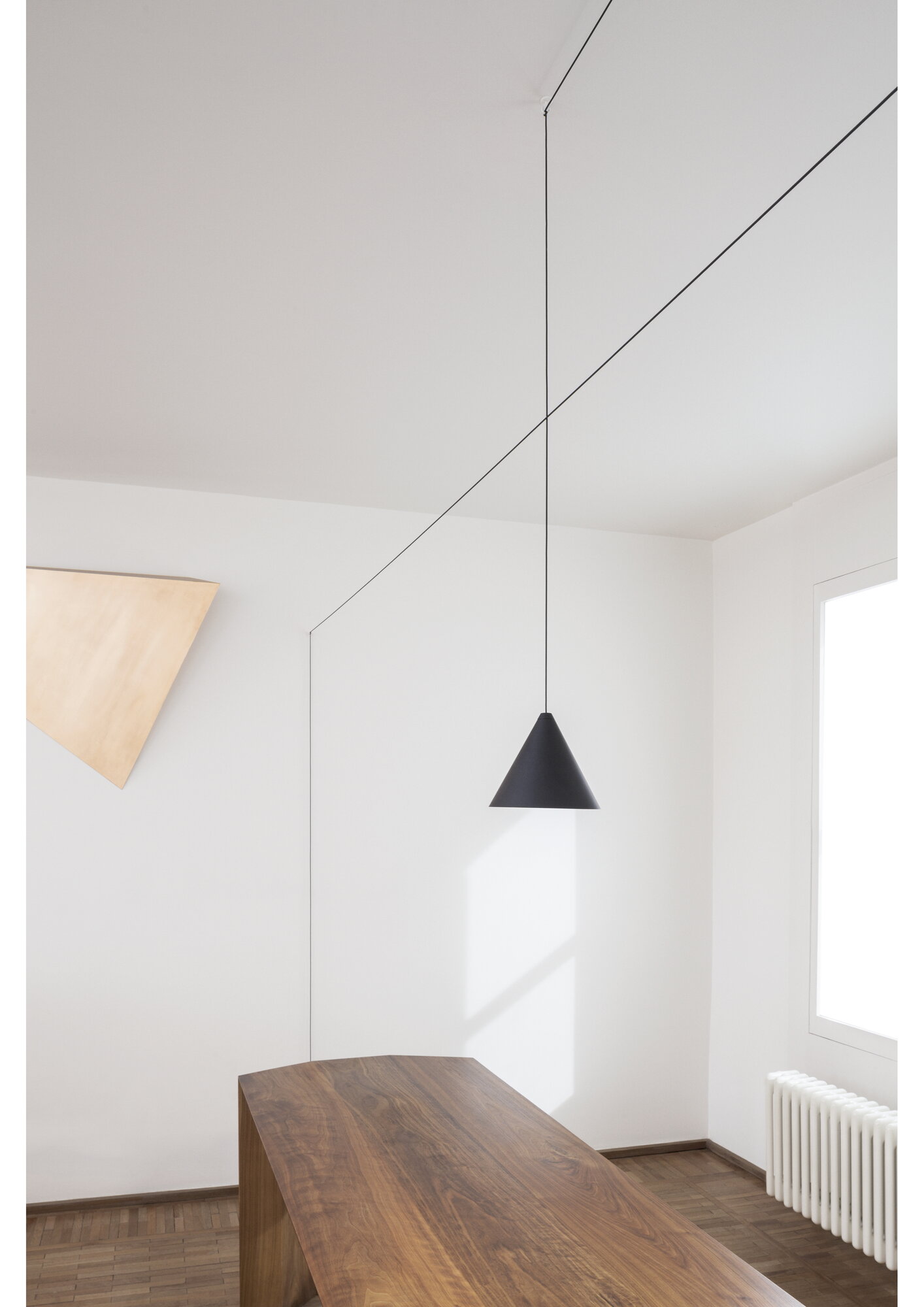 Flos String Light Cone Head lamp, 12 m cable, black | Finnish Design Shop