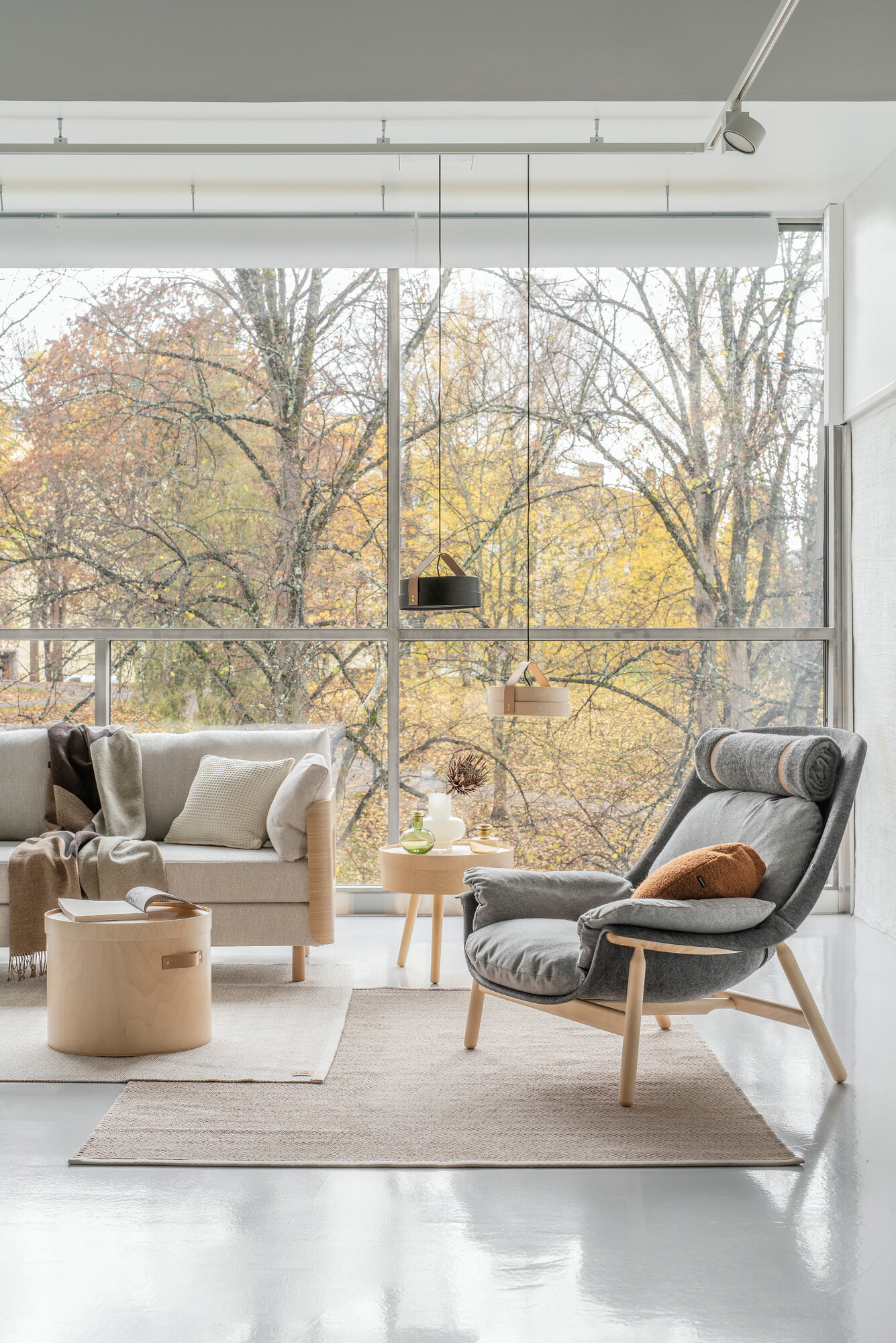 Tapio Anttila Collection Aski M pendant lamp, birch | Finnish Design ...